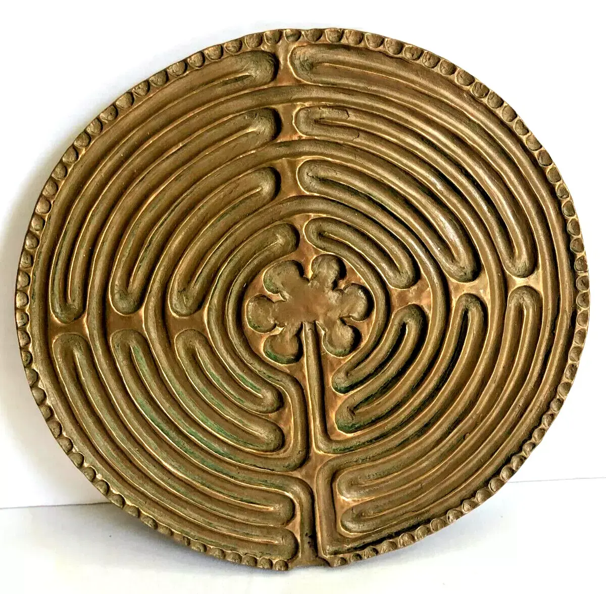 Chartres Labyrinth Celtic Wall Art Plaque Wild Goose Studio Hand Cast ...