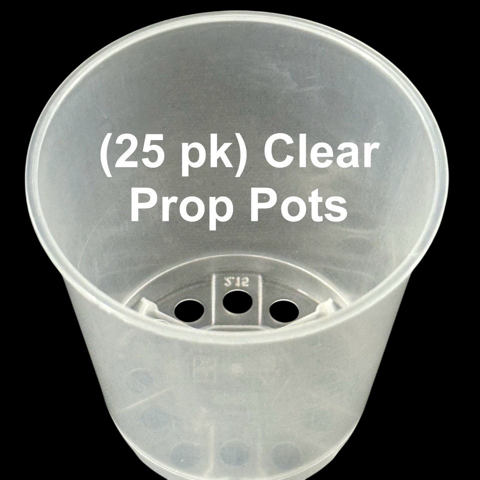 Clear Prop Pots (25 Pk)