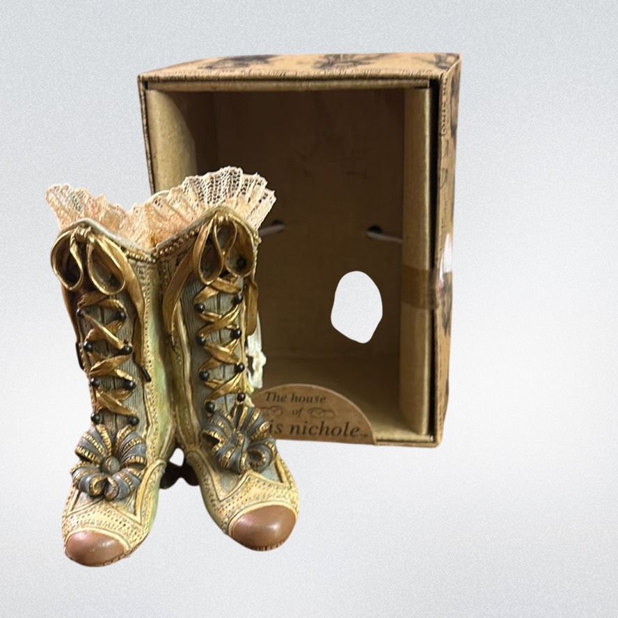 Louis Nicole Victorian Boot style ornament