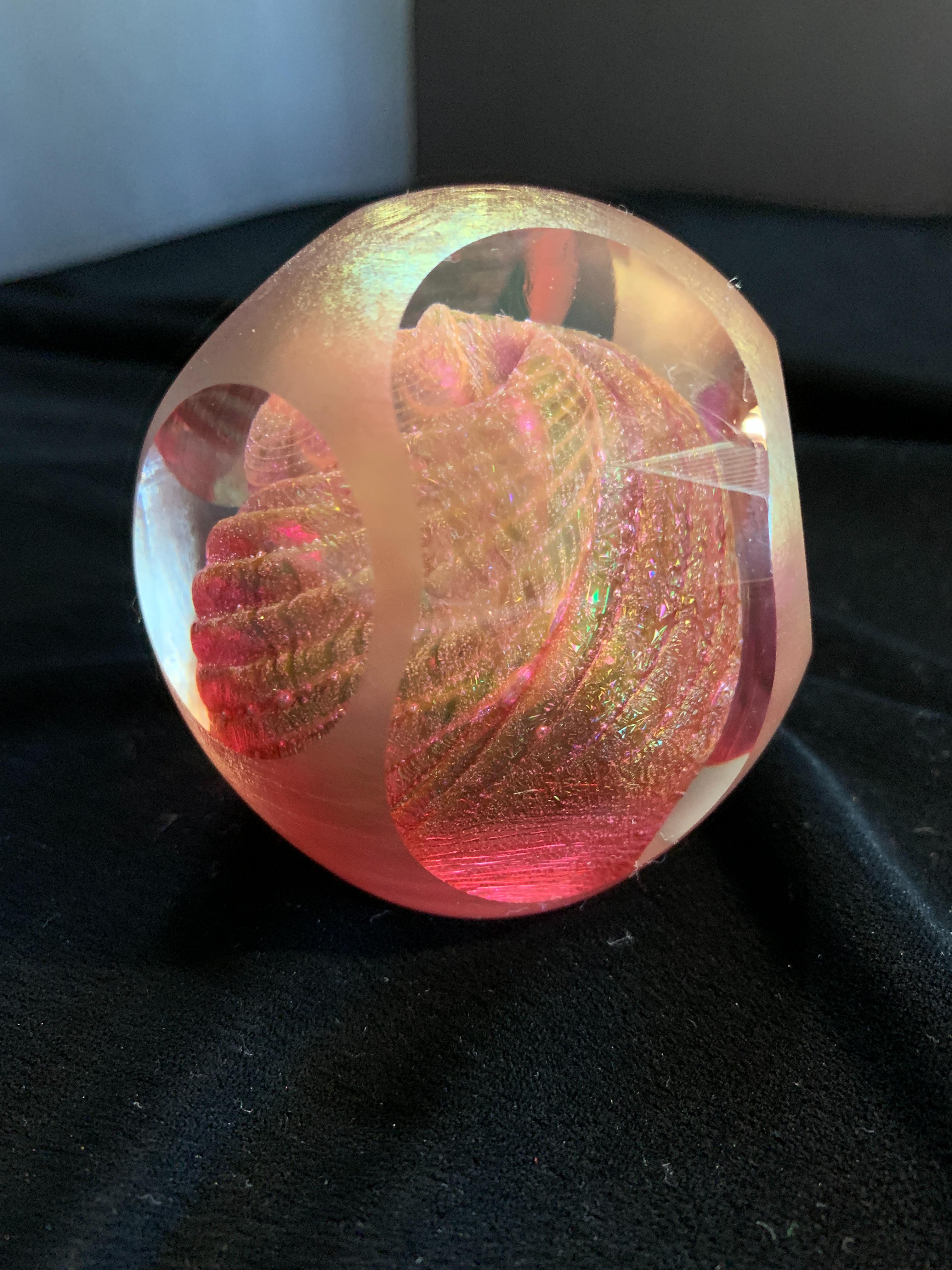 Faceted Signed Paperweight