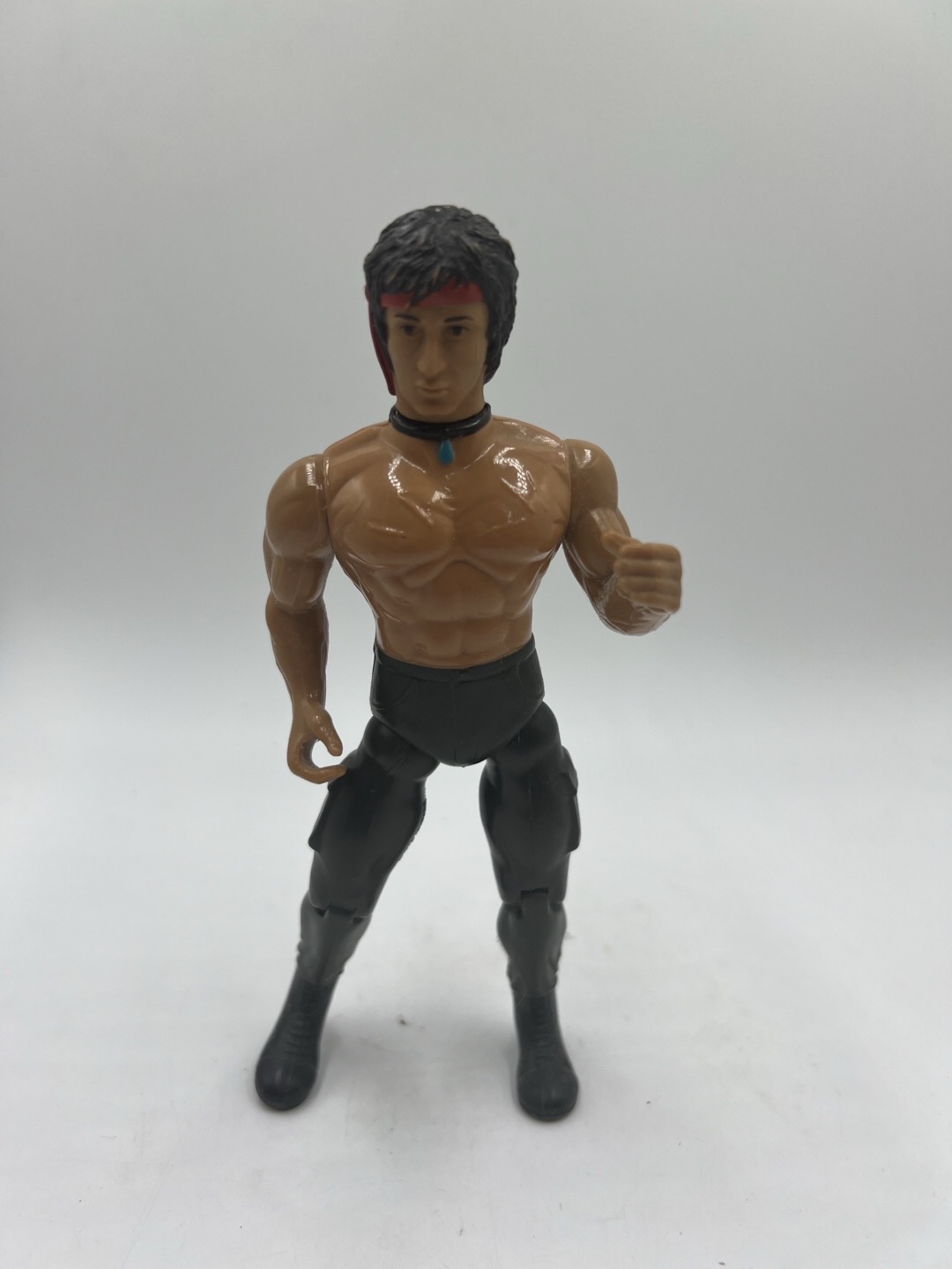 033 1985 Rambo Action Figure 6.5”