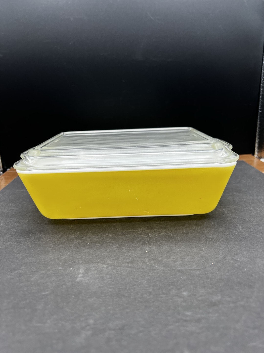 #962B Vintage 1950's Primary Yellow Pyrex #0503 Refrigerator/Casserole ...