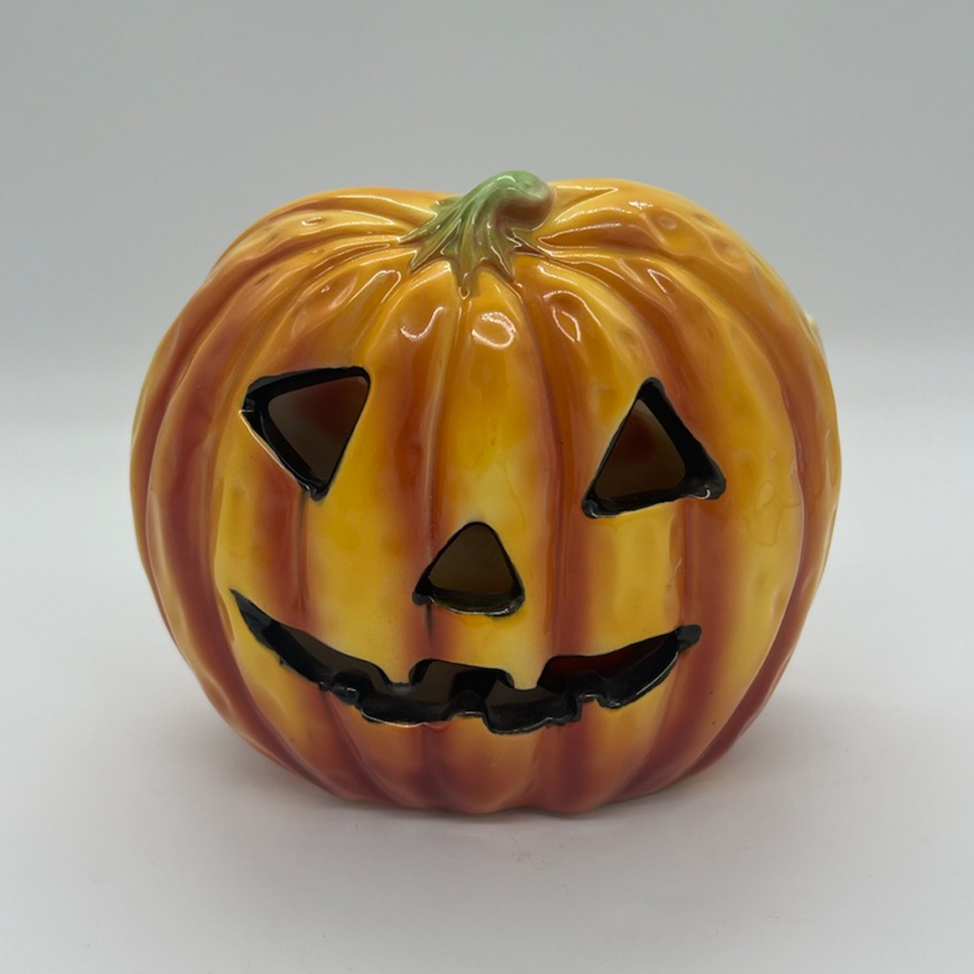 Vintage Samson Import Co 1962 5375 Jack O Lantern Pumpkin Light Planter ...
