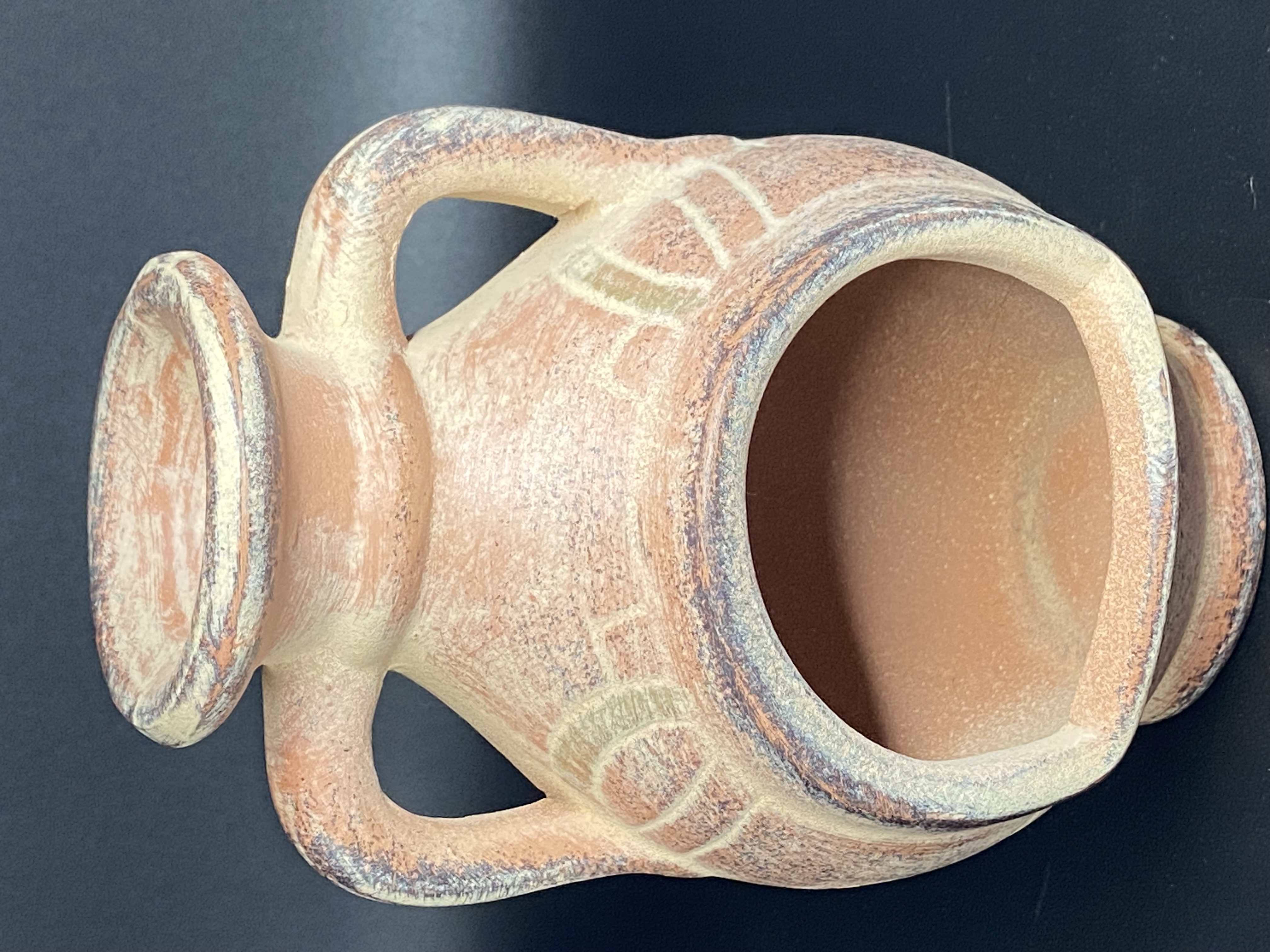 Clay Southwestern Chiminea 6" Tall, Candle or Incense Holder