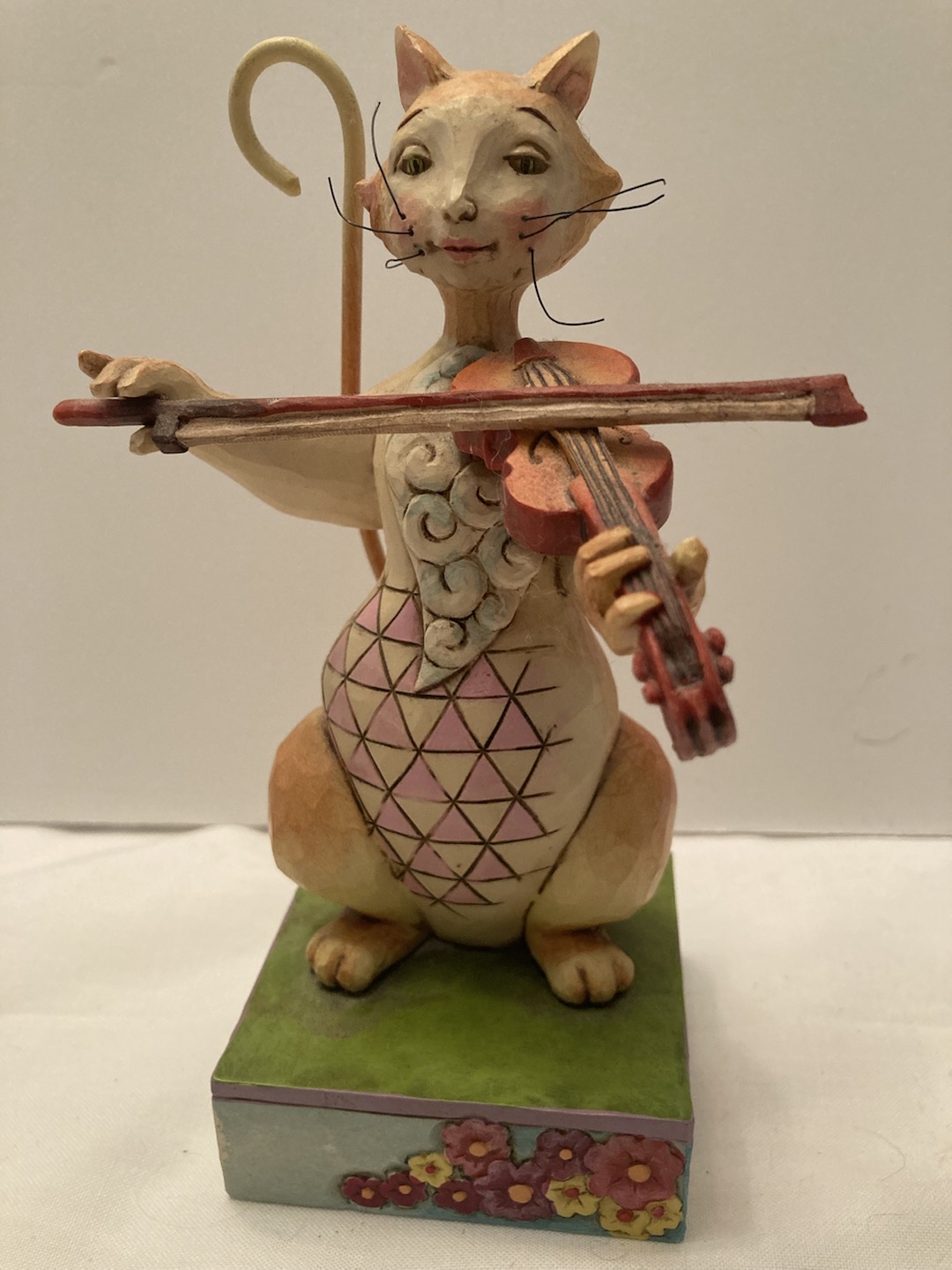 Jim Shore “Second Fiddle To No One” Cat Figurine