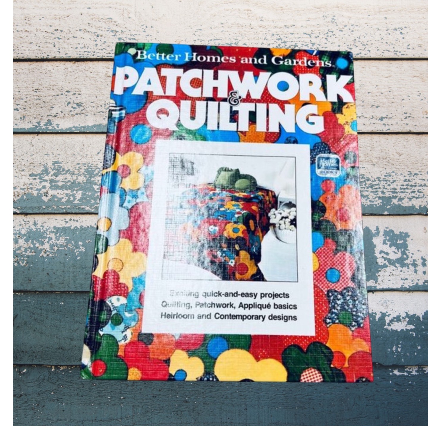 1970’s Vintage patchwork quilting, 70s mid century modern book Groovy Coffee Table Book Gift ...