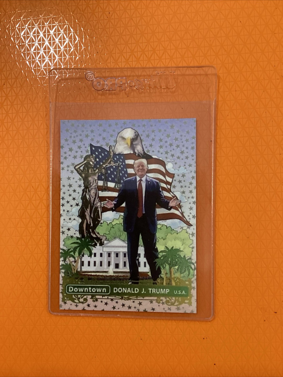 Donald Trump Downtown Custom Trading Card