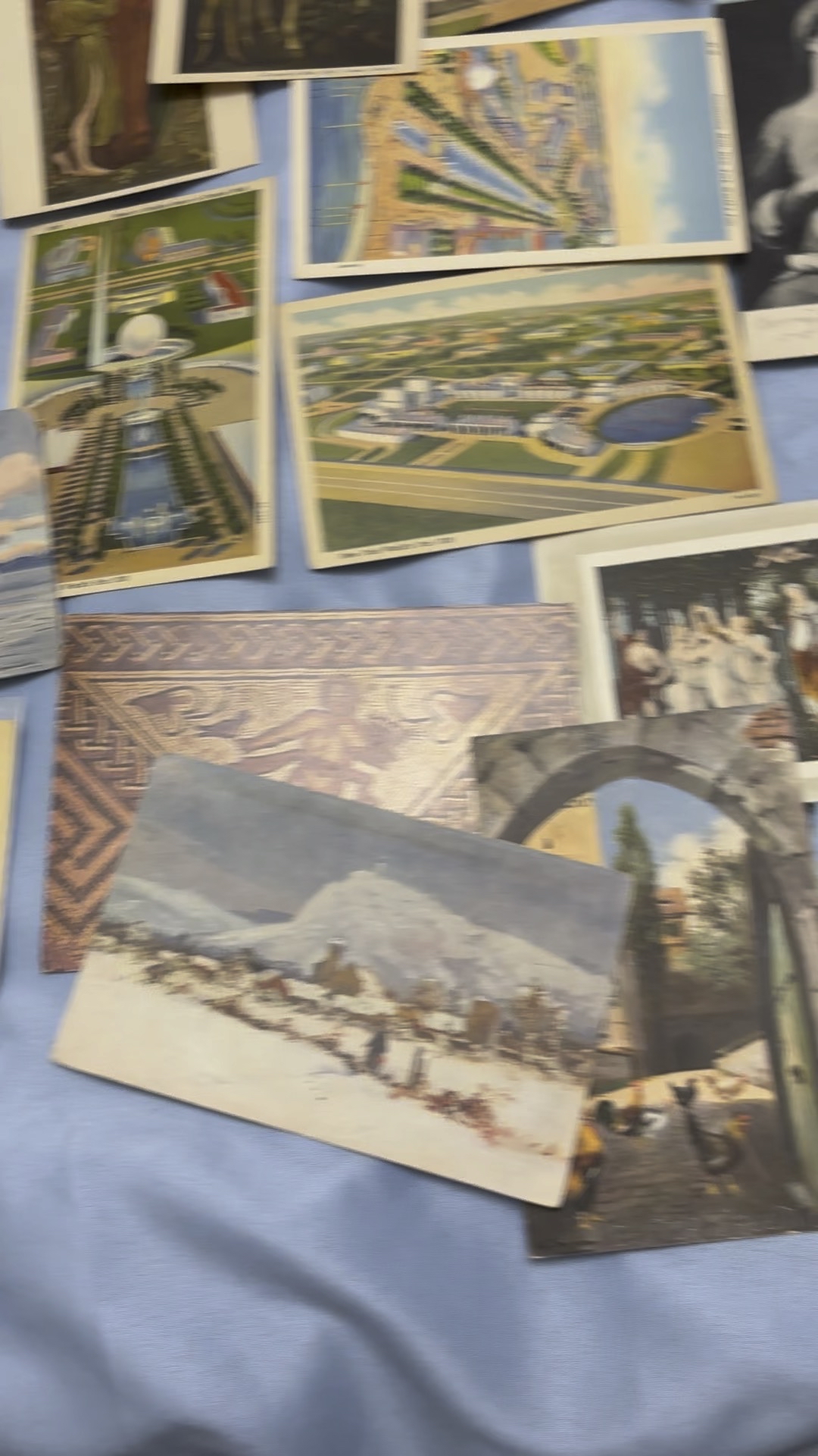 Lot Of 160 Post Cards From Antique To Vintage To Current. Some ...