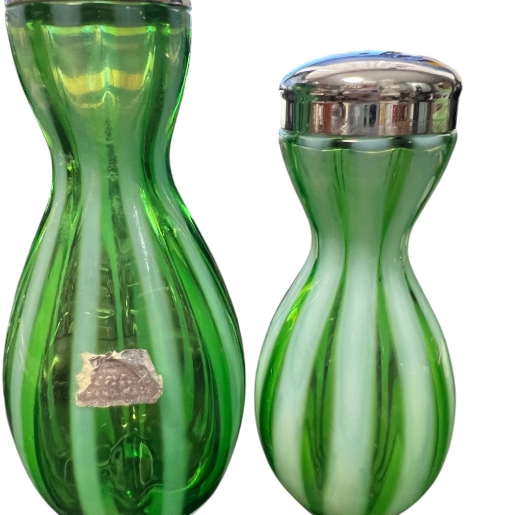 Rare With Fenton Sticker, Vintage Fenton Art Glass lime green ...