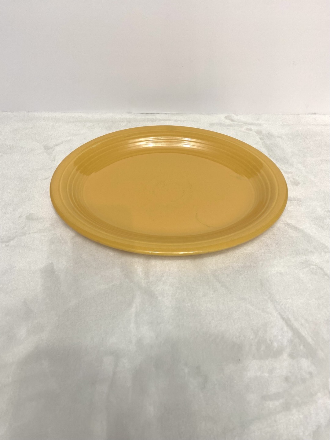 FIESTA Fiestaware 1950s Original Yellow Oval Serving Platter Plate Art ...