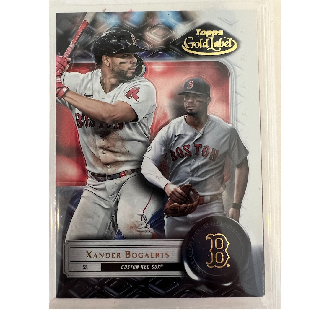 Xander Bogaerts 2022 Gold Label Class 2 Boston Red Sox
