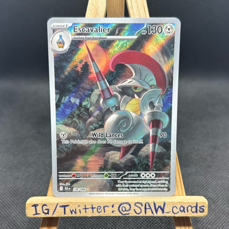 Escavalier Pokemon Black Bolt IR 138/086