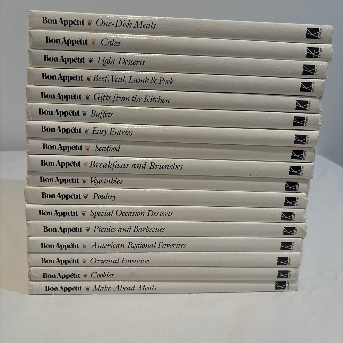 Set of 17 Cooking with Bon Appetit Cookbooks