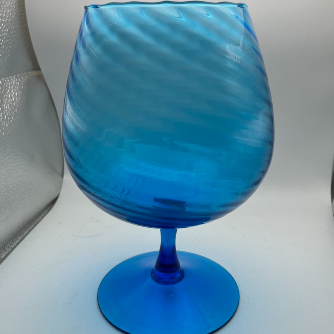 Empoli Blue Brandy Snifter