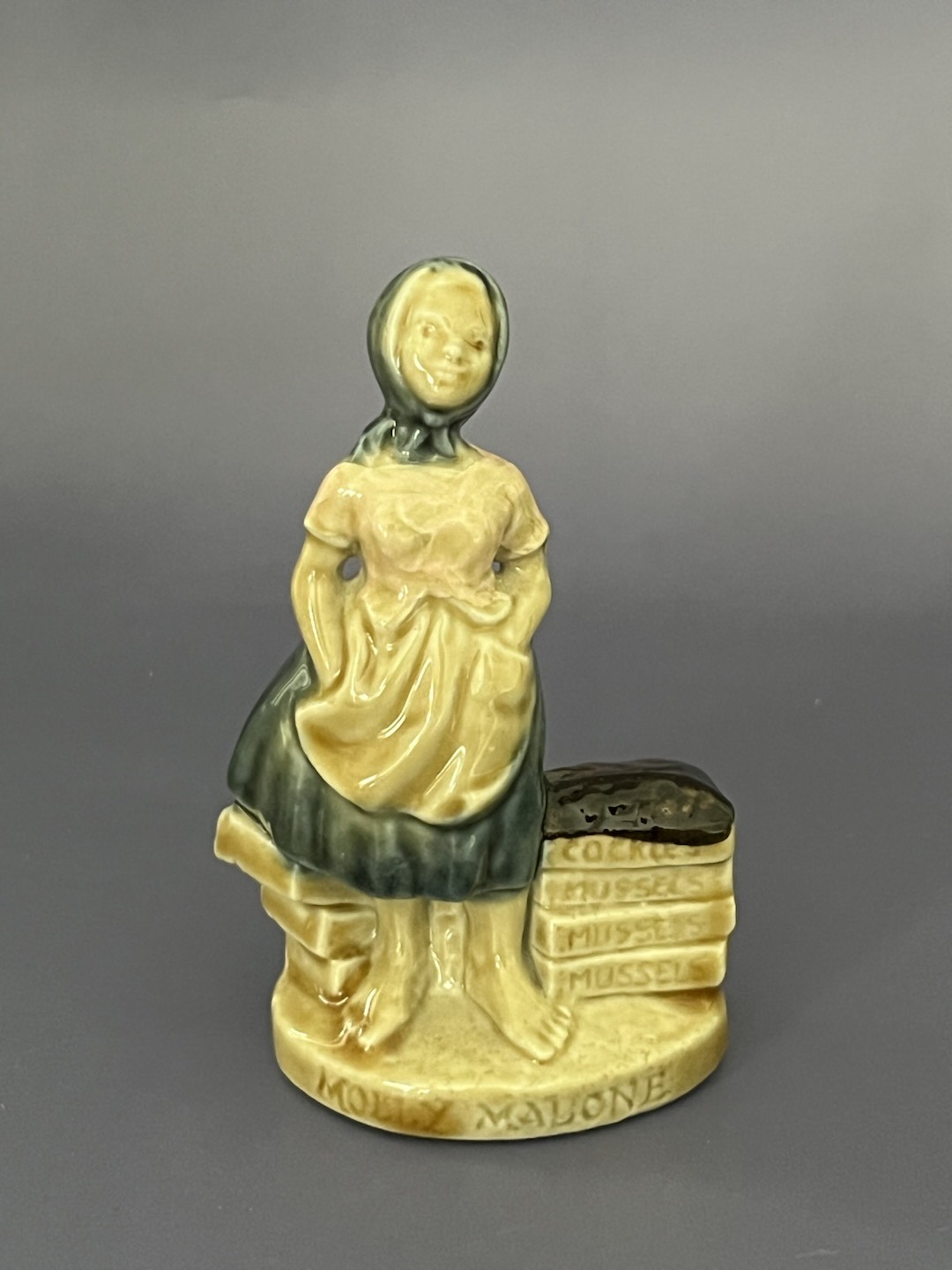 Vintage Wade Whimsies Porcelain“Molly Malone” Figurine- Made In Ireland