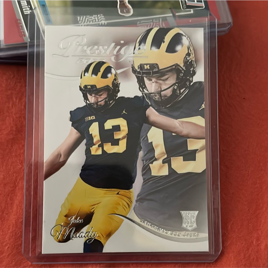 Jake Moody 2023 Prestige Xtra Points Diamond #394 Michigan 49ers RC Rookie