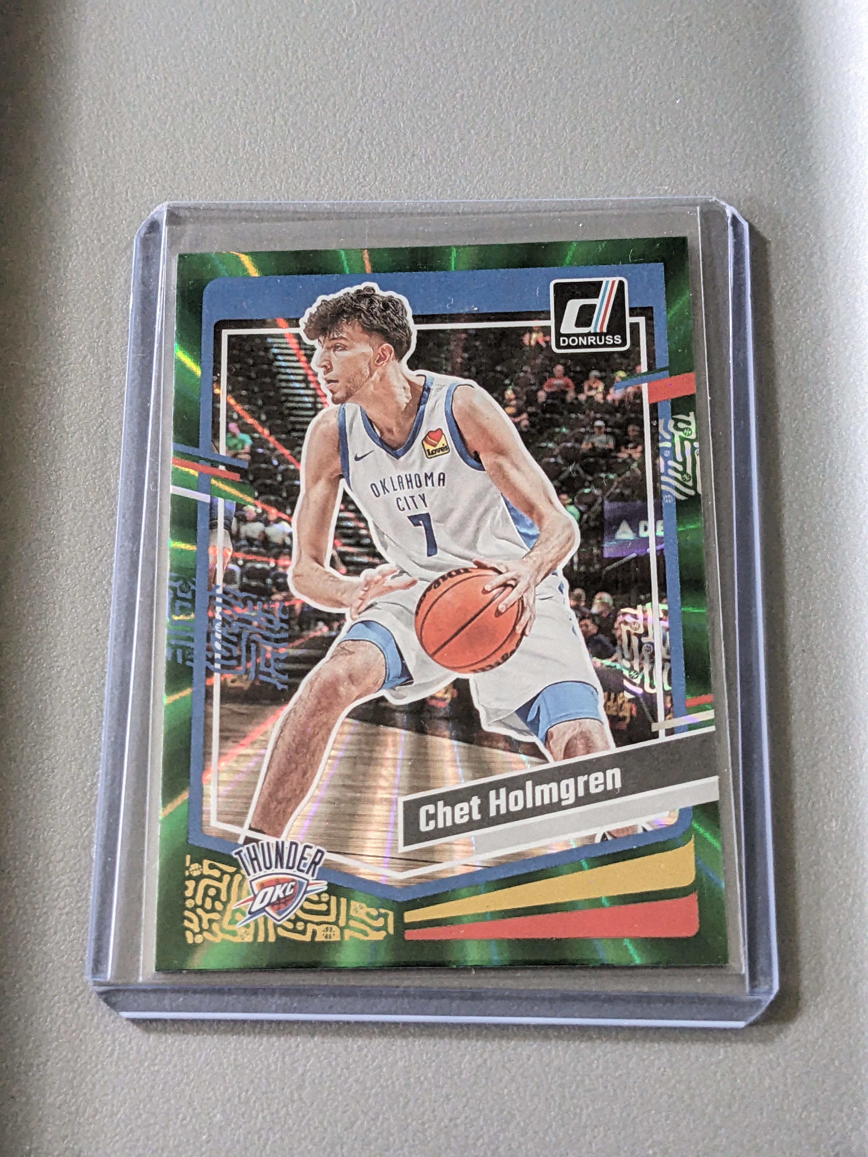 Chet Holmgren 2023-24 Panini Donruss - Green Lazer #123