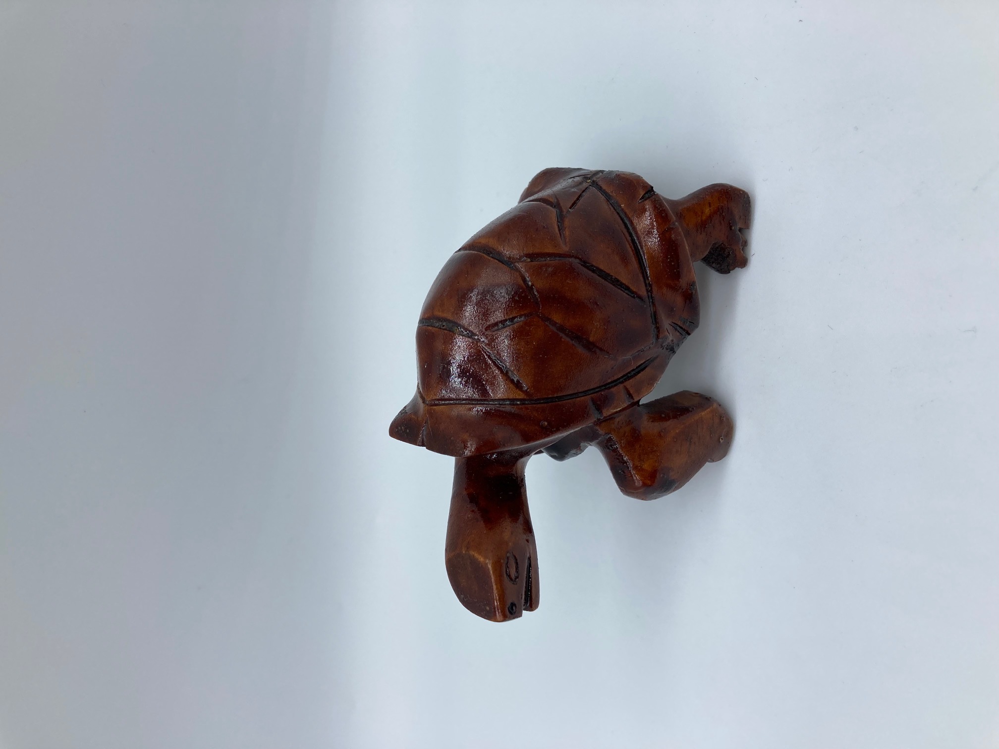 Wooden carved turtle
