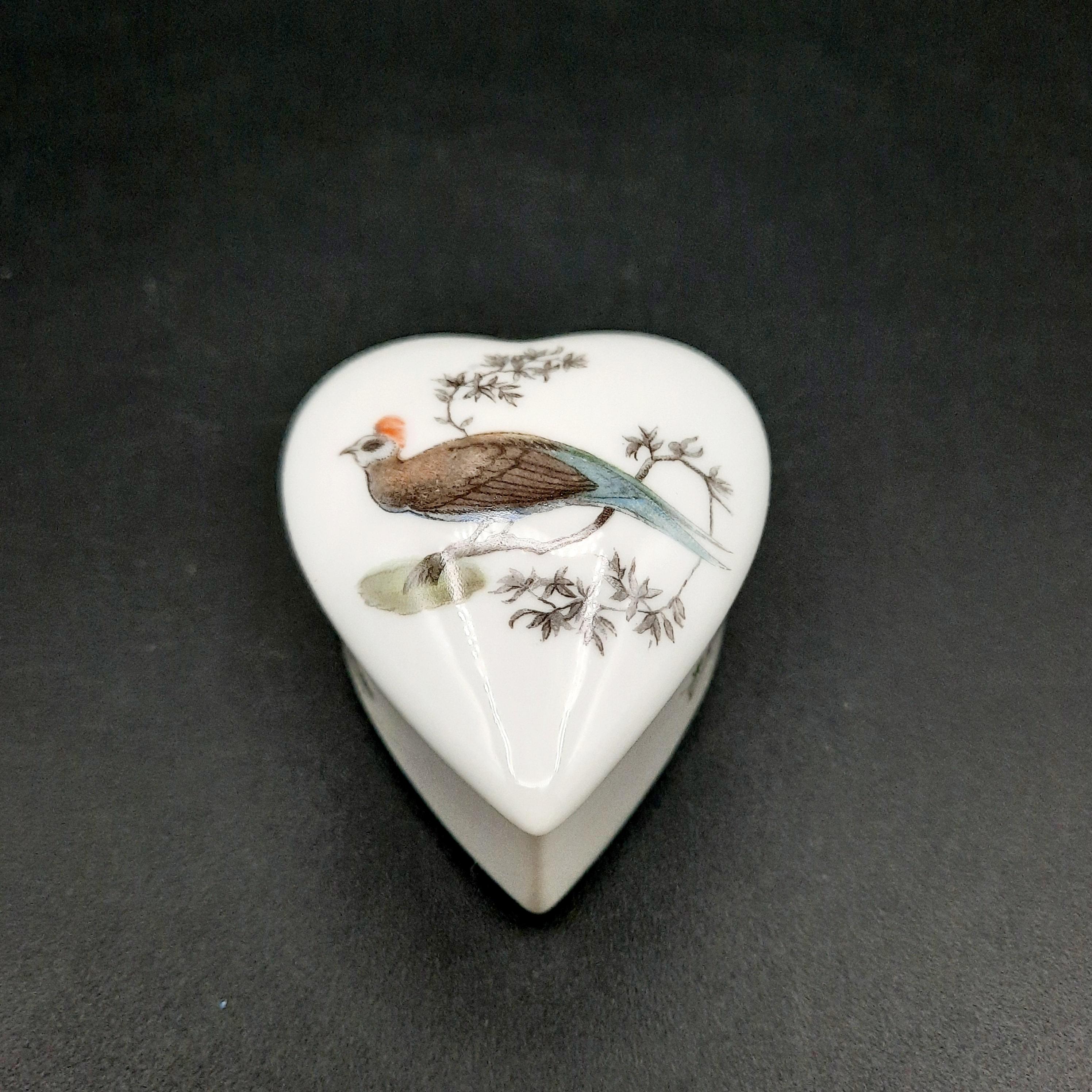 Rosenthal Selb-Plossberg Bavaria Germany Bird Pheasant Heart Shaped ...