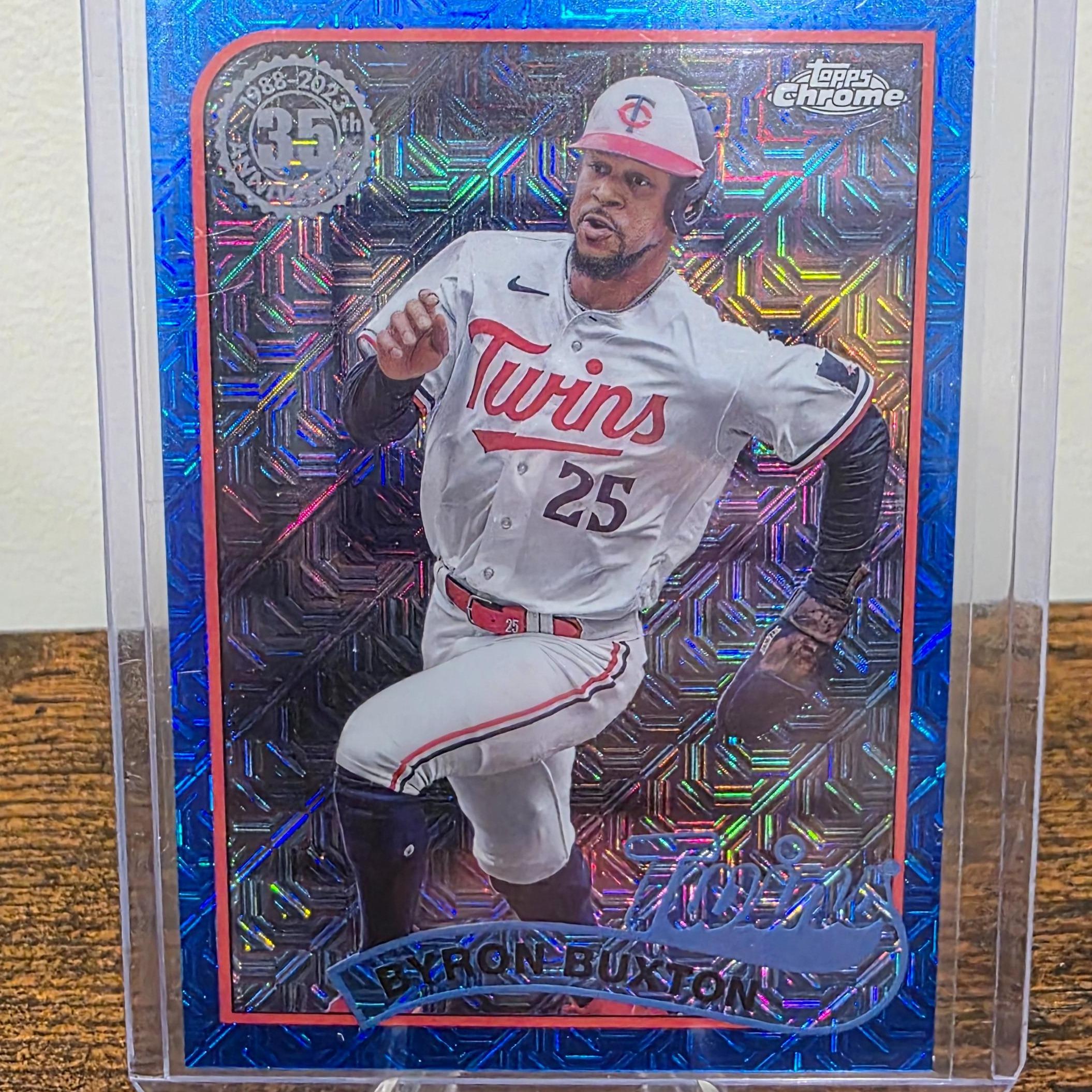 Byron Buxton 2024 Silver Pack Mojo Refractor /150