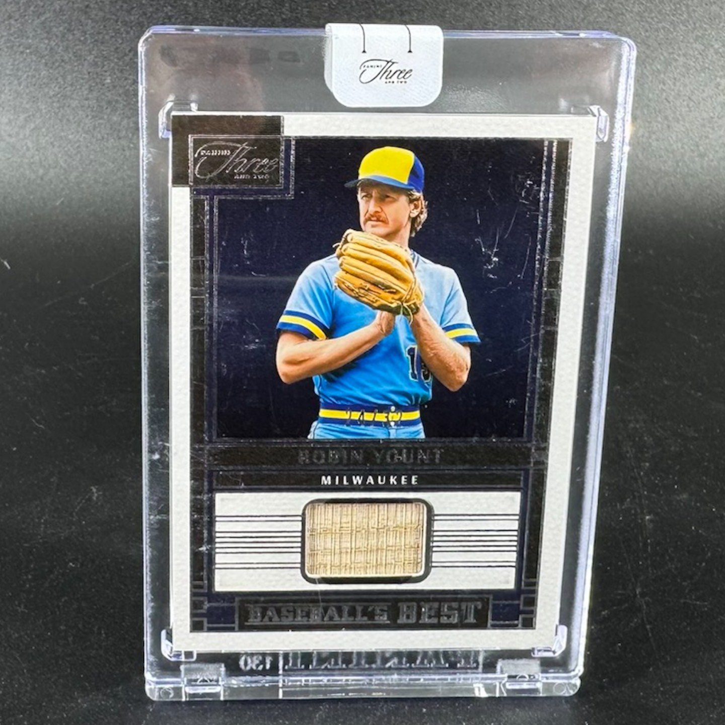 2024 Panini Three and Two Robin Yount Milwaukee Brewers Encased Bat ...