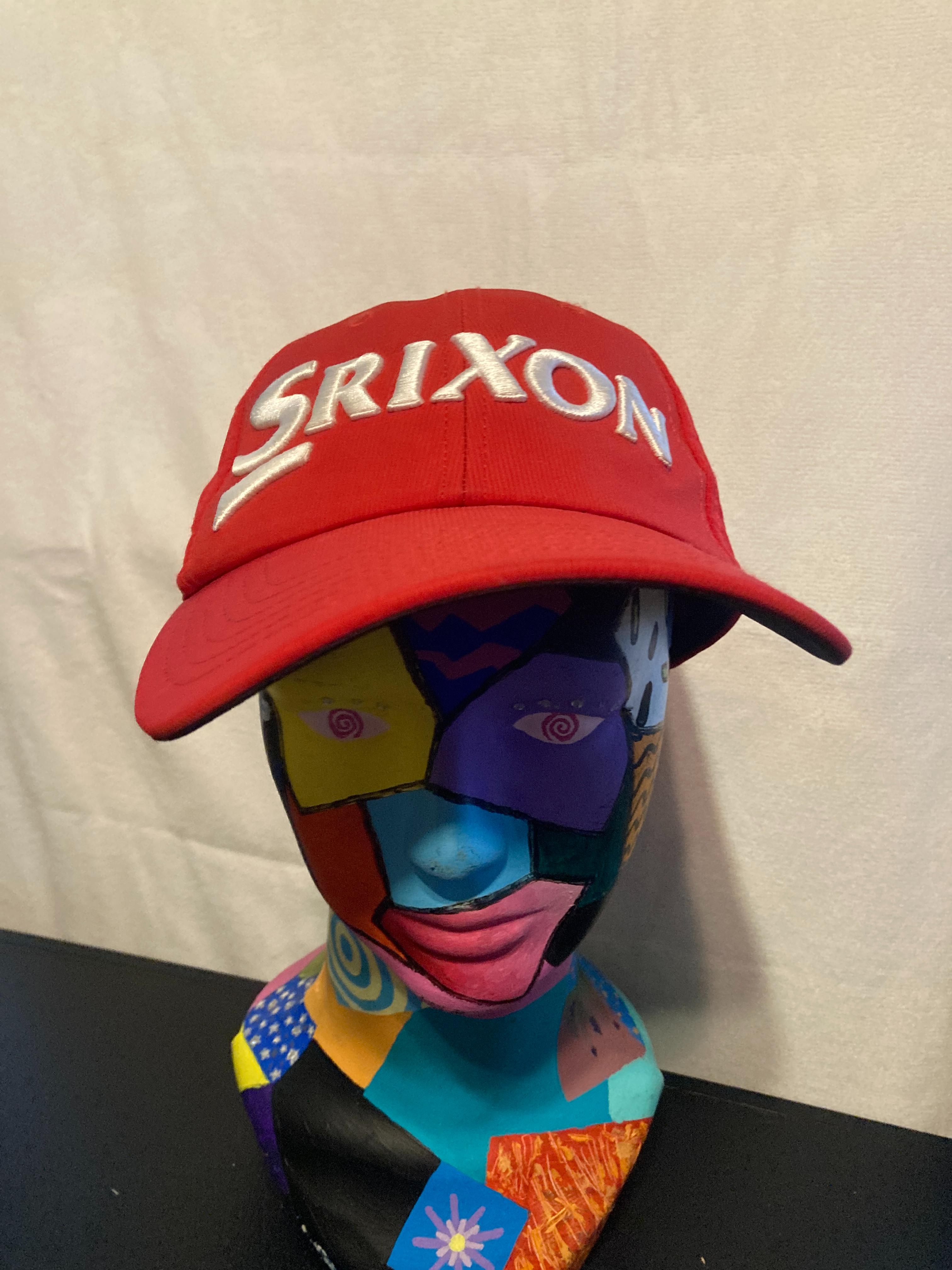 Srixon Golf Red Embroidered Cap Hat hat1