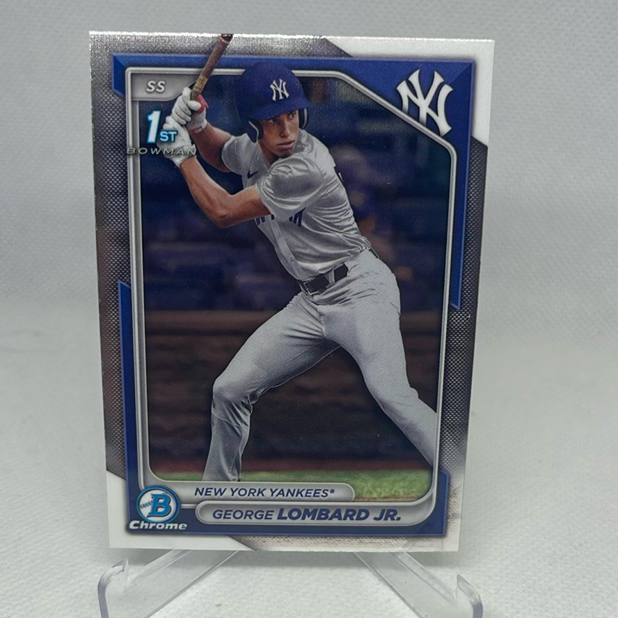 GEORGE LOMBARD JR. 2024 BOWMAN CHROME 1ST New York YANKEES