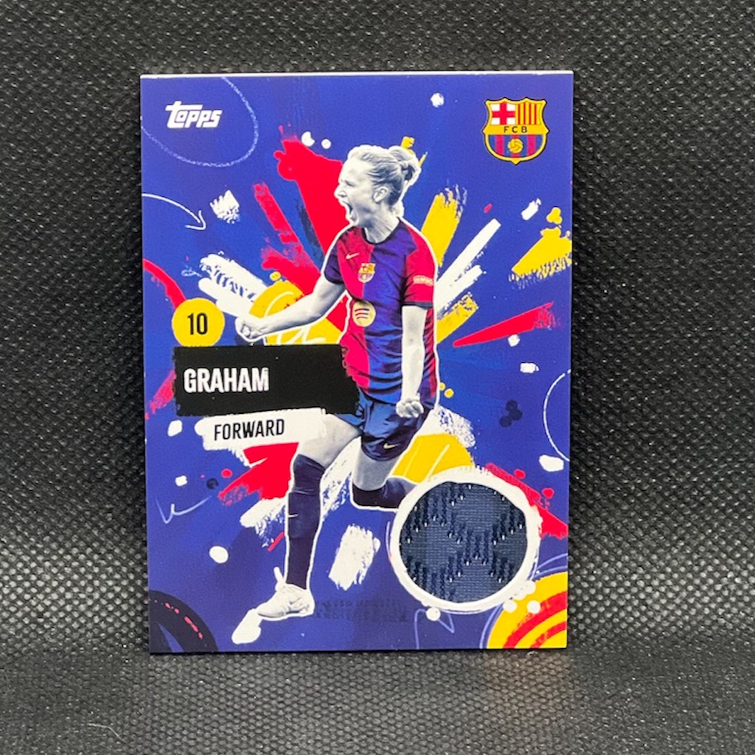 Caroline Graham Hansen 2024/25 Topps Barca Rumba Relic Soccer Card