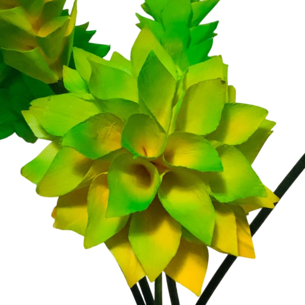 287 Handcrafted Limoncello Color Crepe Paper Flowers Some UV Reactivity ...