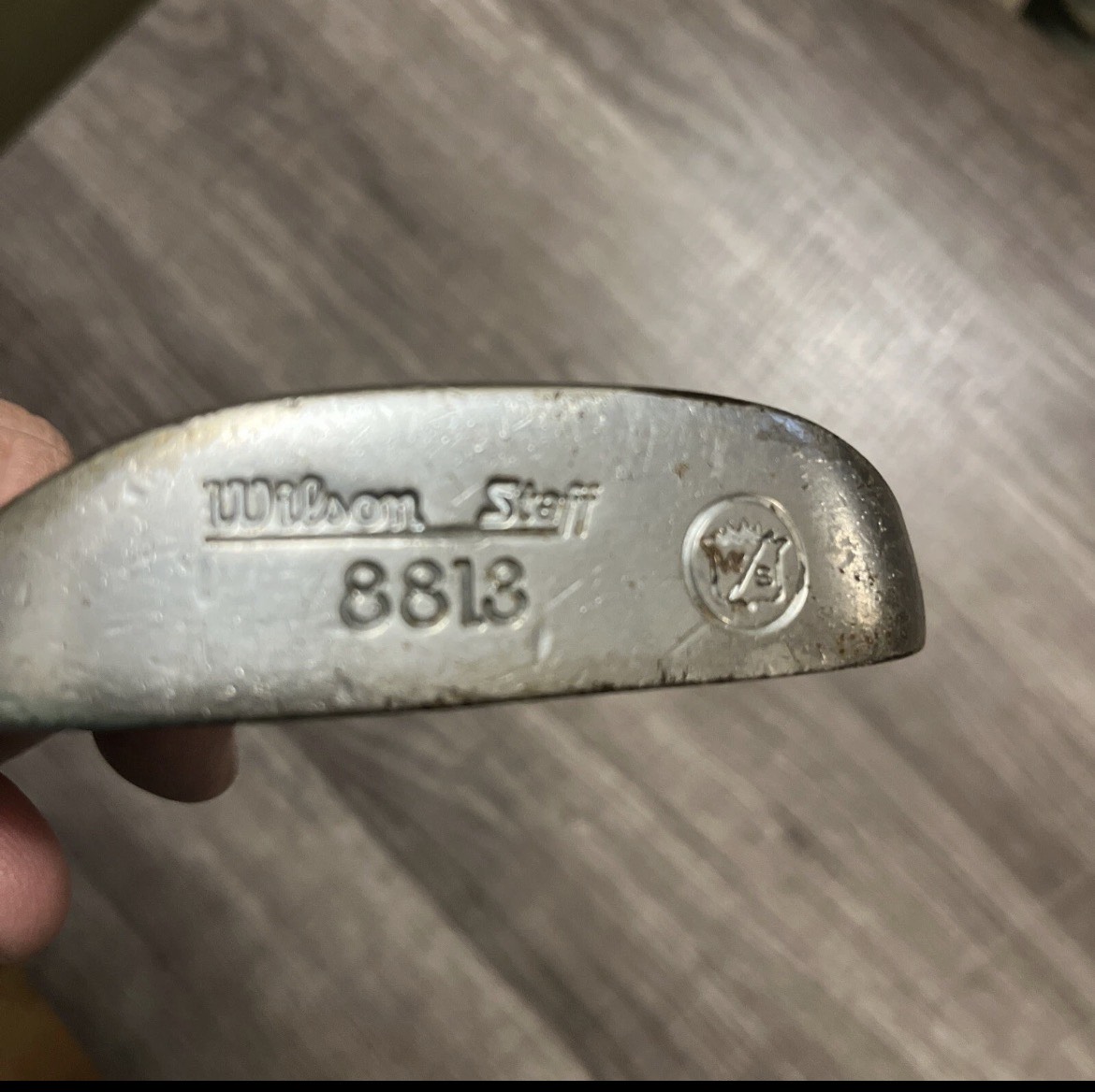 Wilson Staff 8813 Putter Right Handed Steel Shaft Heel Shafted 36.5 FAIR