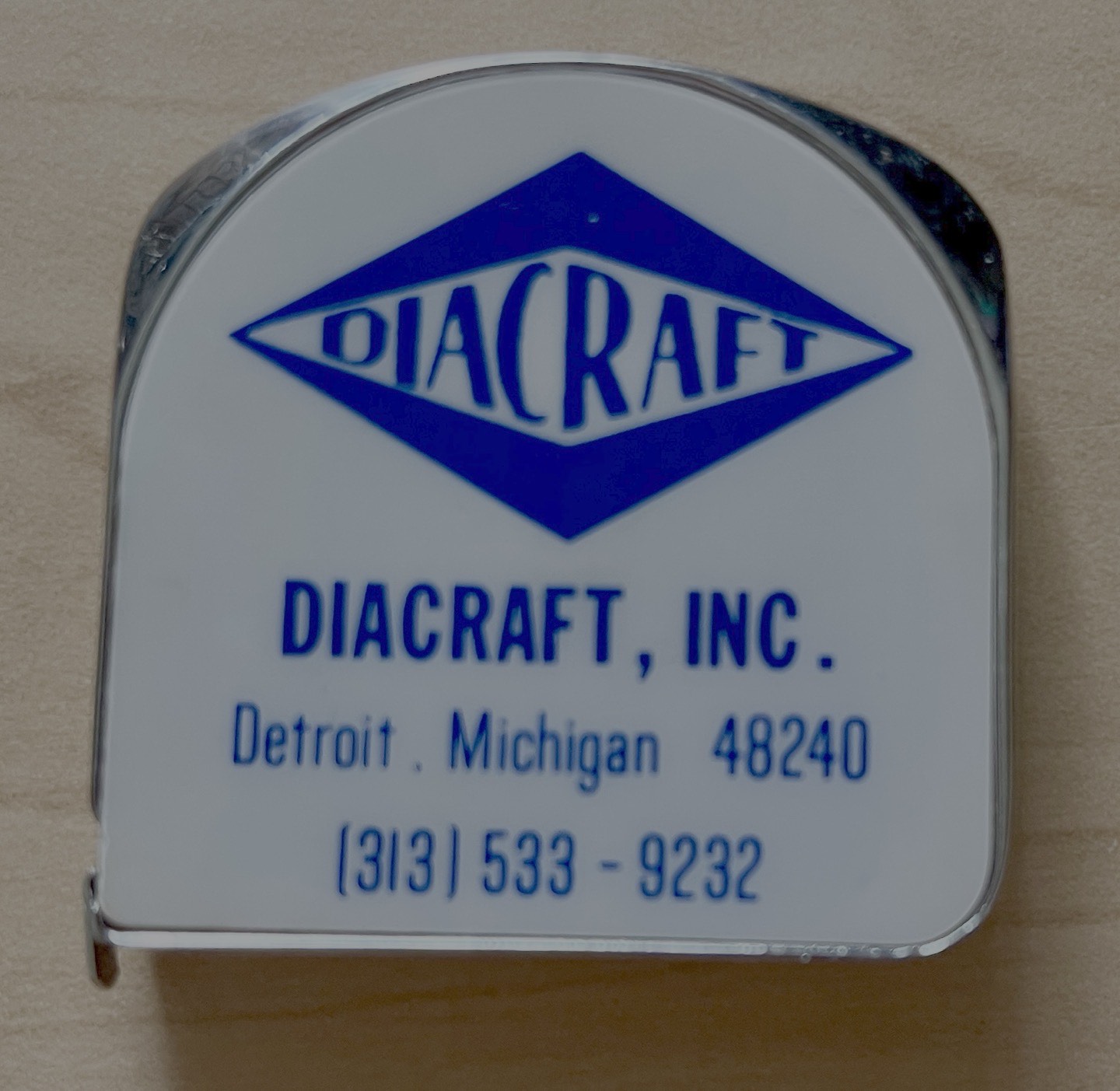 MCM Pocket Size Measuring Tape Diacraft Inc Detroit Mi Industry ...