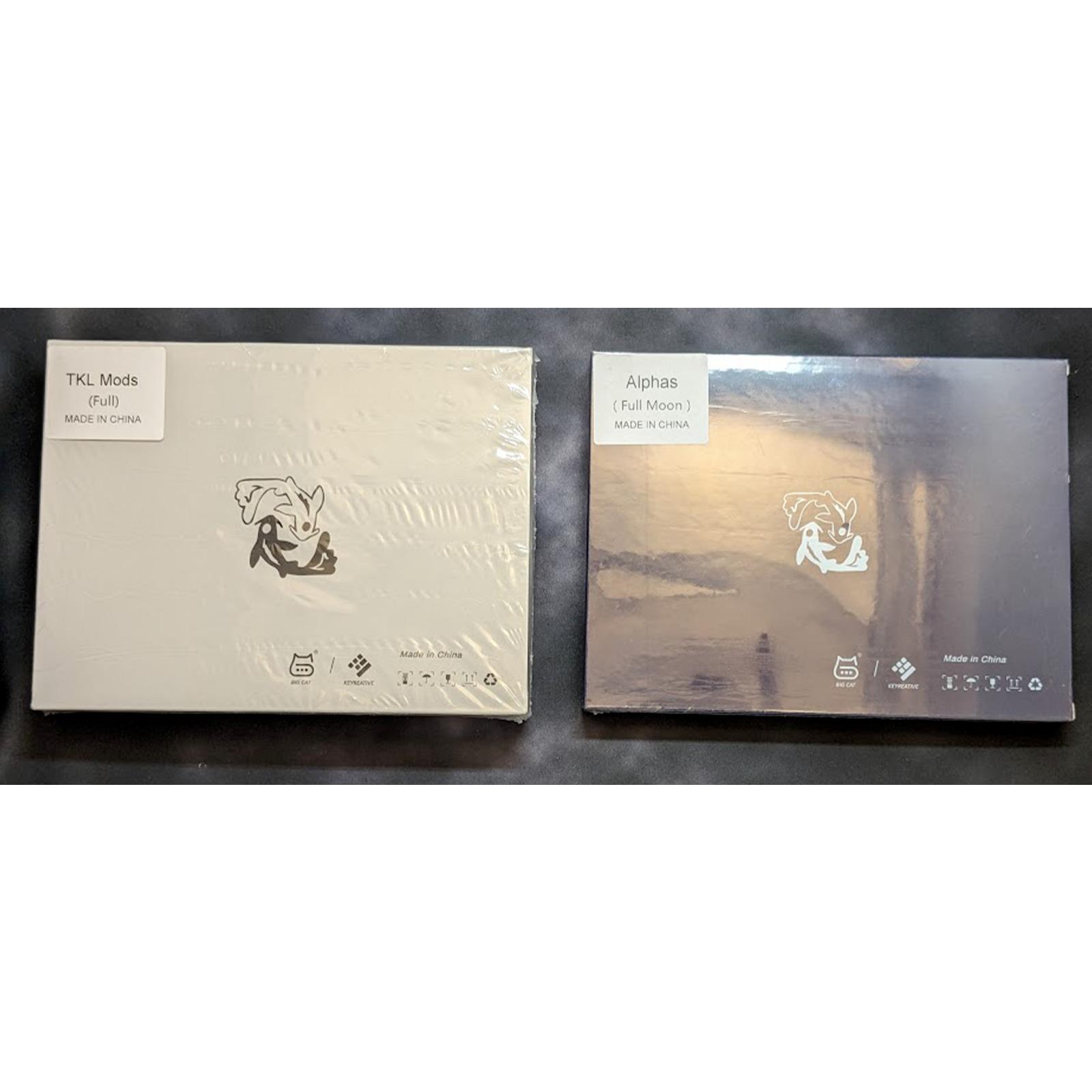 Keyreative KAT MIZU Full Moon Keycaps Alphas & TKL Mods Sets