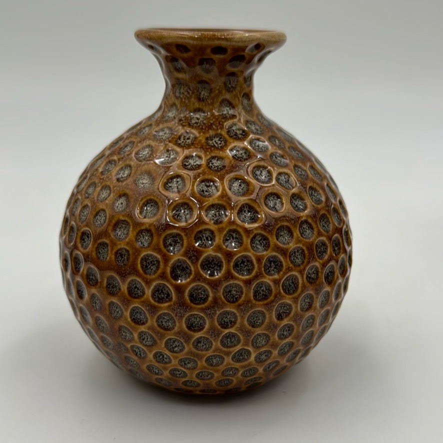 Dimple Ceramic Handcrafted Studio Small Pottery Bud Vase Modern Natural ...