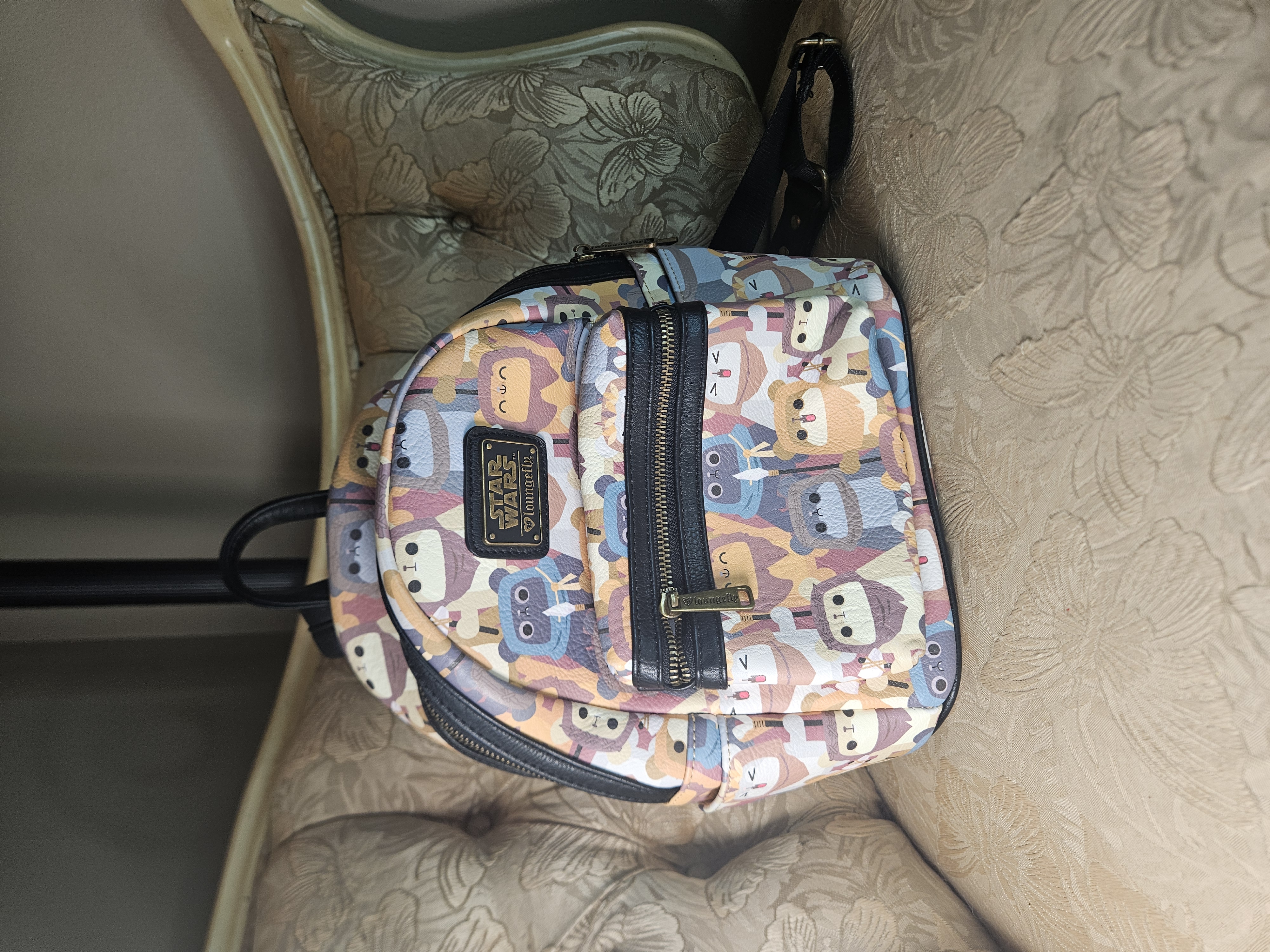 Disney Loungefly Star Wars Ewok AOP Mini Backpack