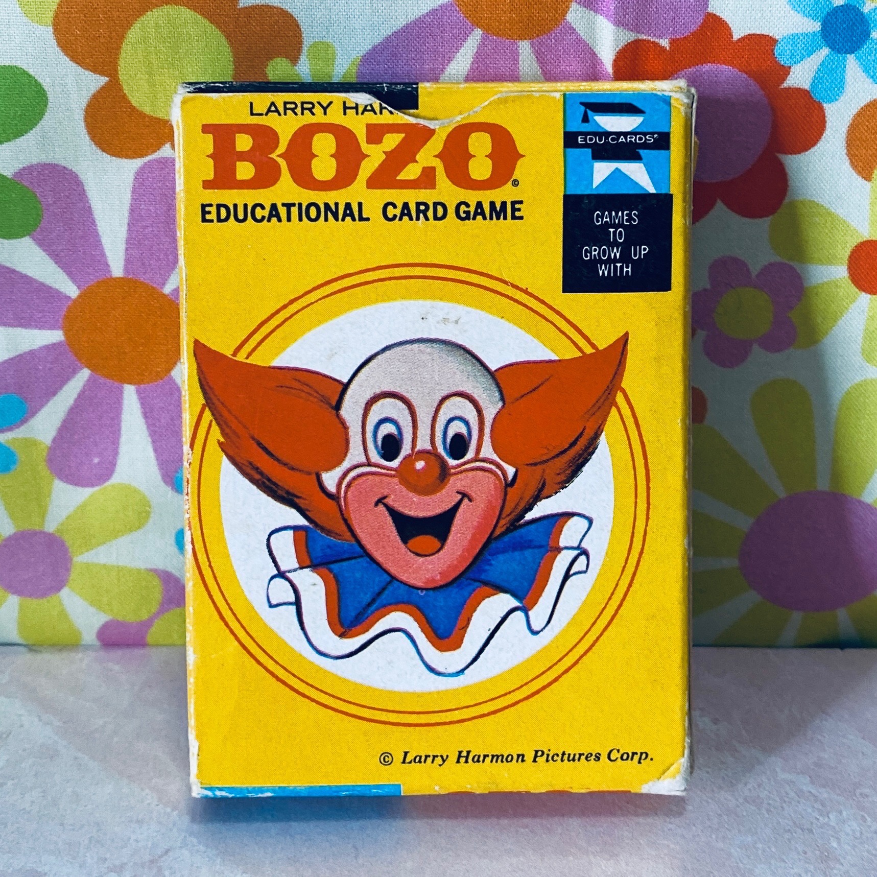 Vintage 1972 Larry Harmon's Bozo Educational Card Game, Ed-U-Cards