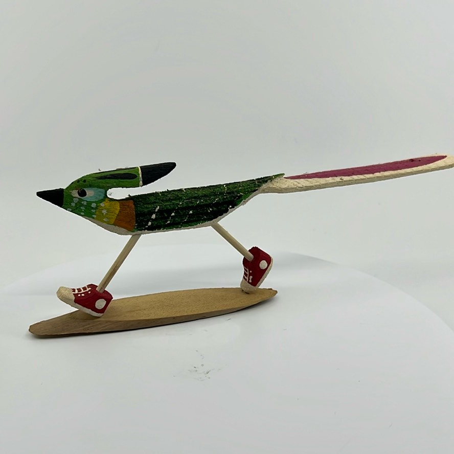 Native American Navajo Folk Art Roadrunner By Chandler Begaye Signed 9 ...