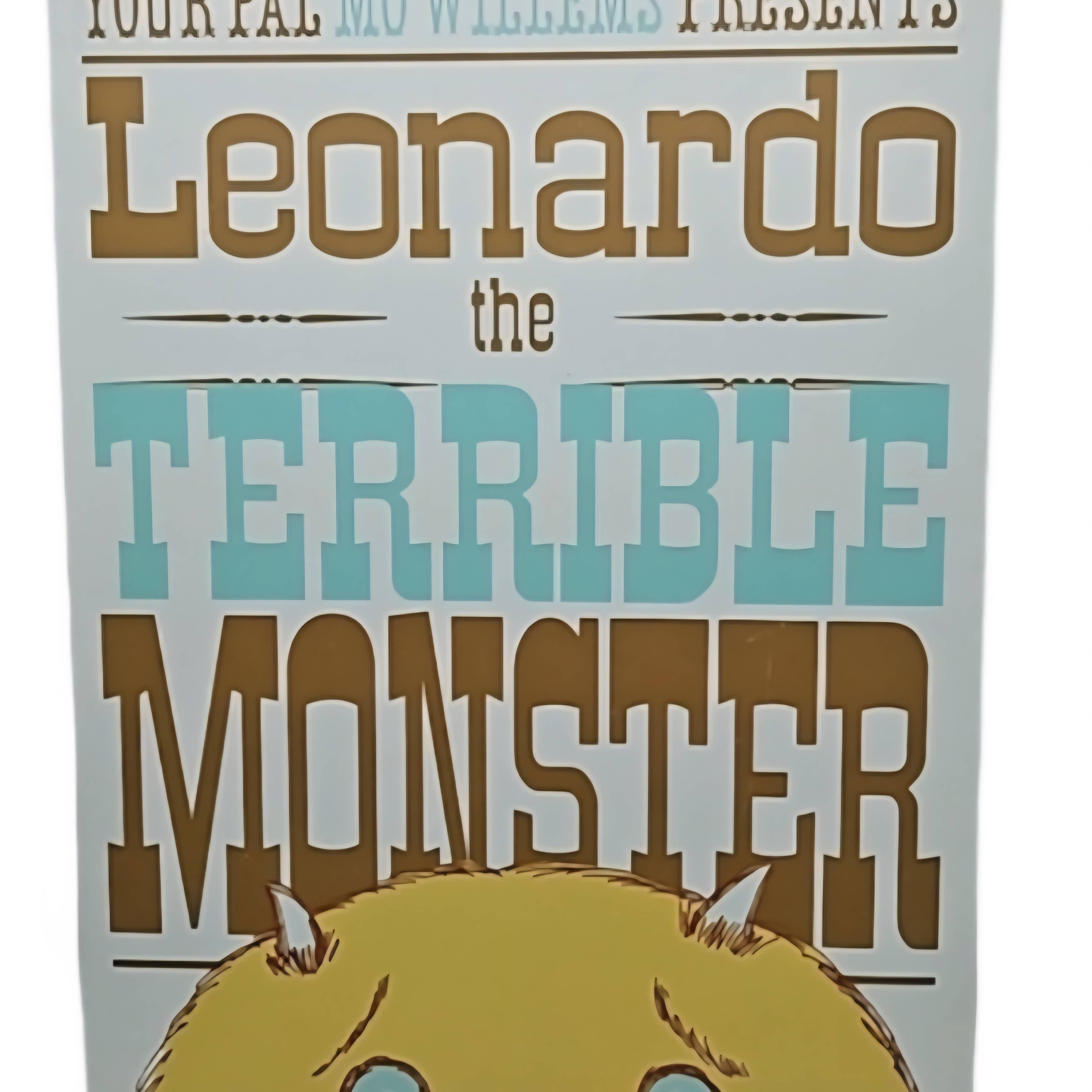Leonardo the Terrible Monster by Mo Willems child's book hardback