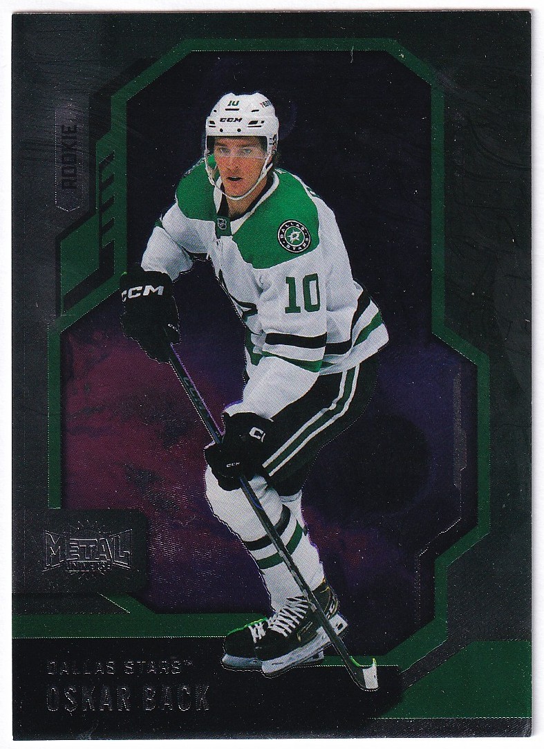 2024-25 Metal Universe #128 Oskar Back RC Dallas Stars Hockey Card