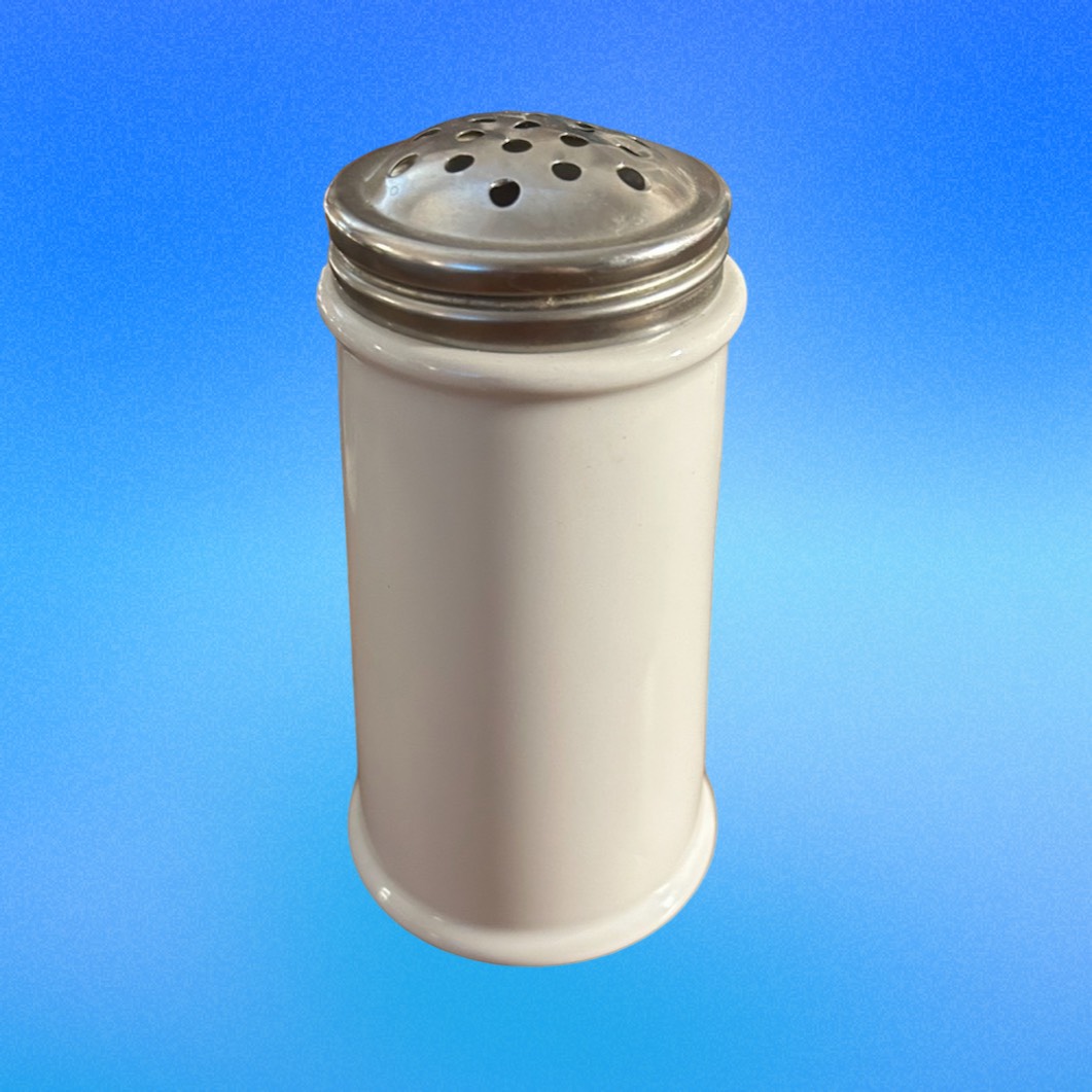 Bee House Japan Large White Shaker Metal Lid