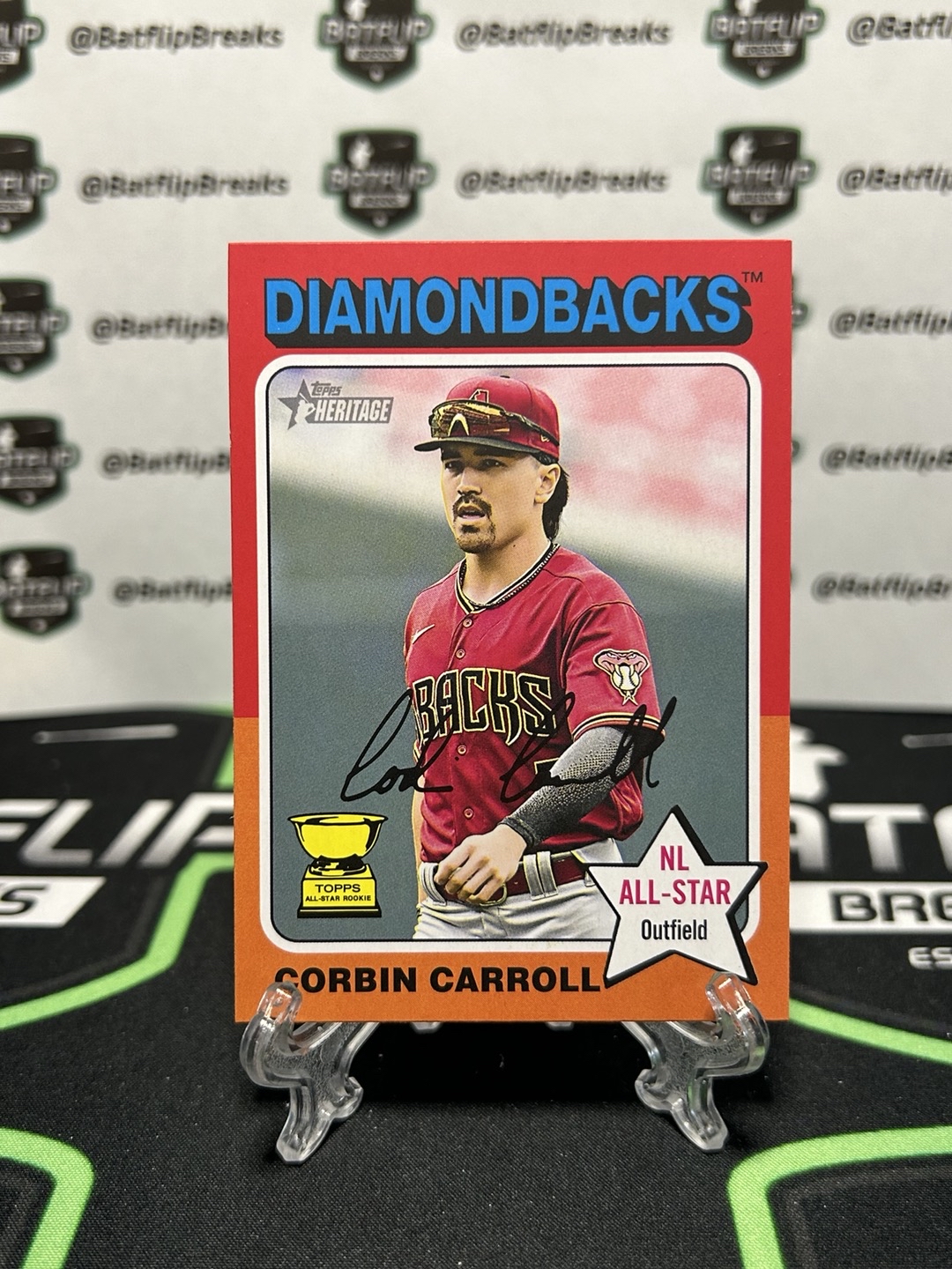 Corbin Carroll 2024 Topps Heritage Color Swap Variation #372 Baseball ...