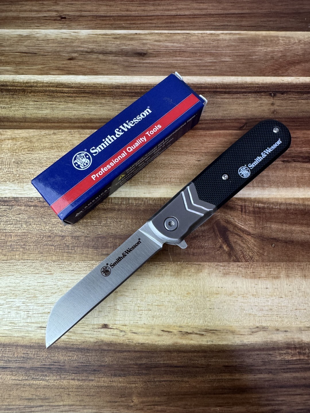 Smith & Wesson Executive Folding Knife 2.75" 8Cr13MoV Steel Blade G10 ...