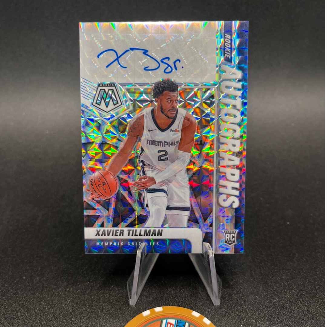 Xavier Tillman Auto 2020-21 Mosaic Boston Celtics