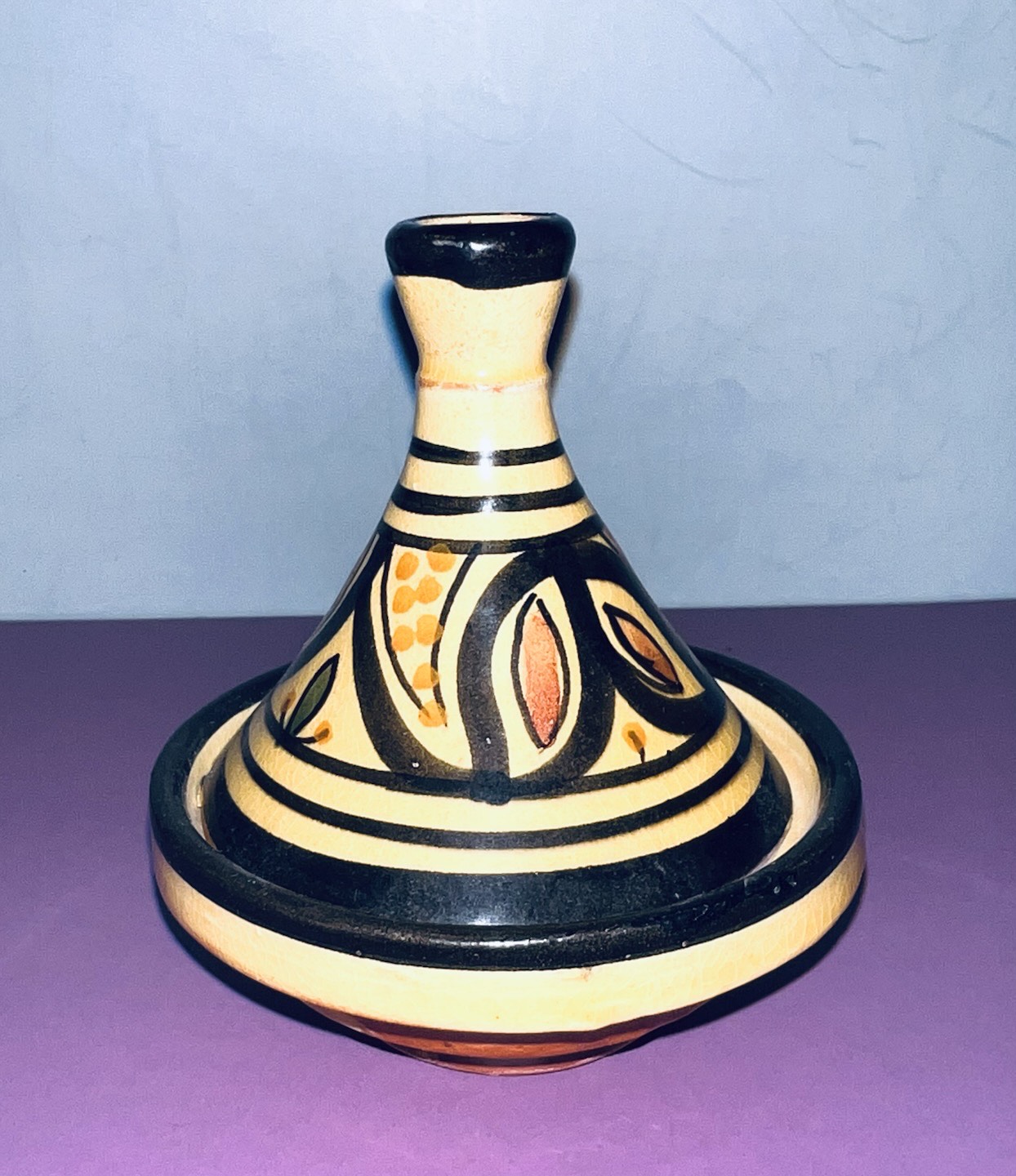 Moroccan Mini Tajine Tagine Colorful Terracotta Spice Holder 3”