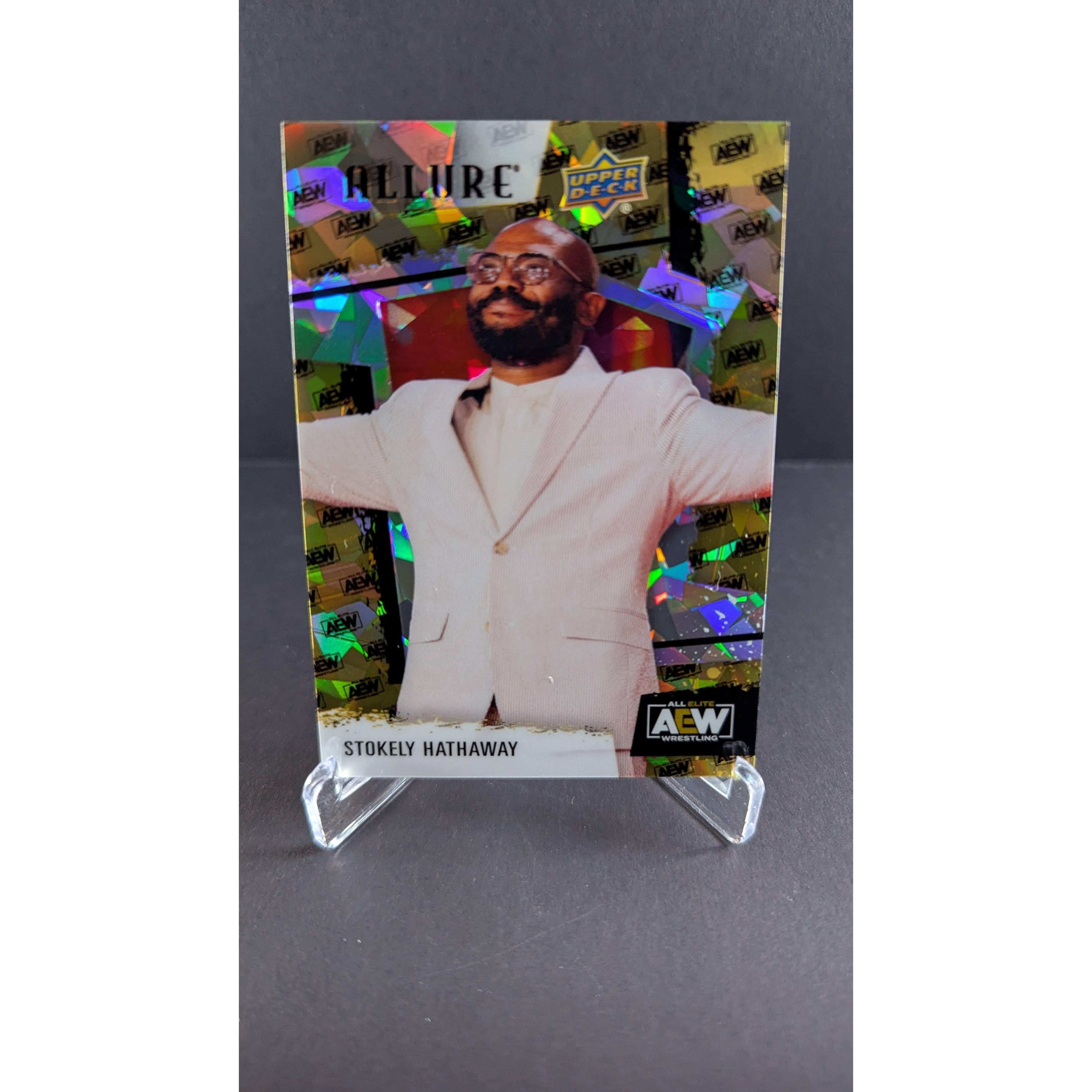 Stokley Hathaway 2022 AEW Upper Deck Allure AEW LOGO 51/299