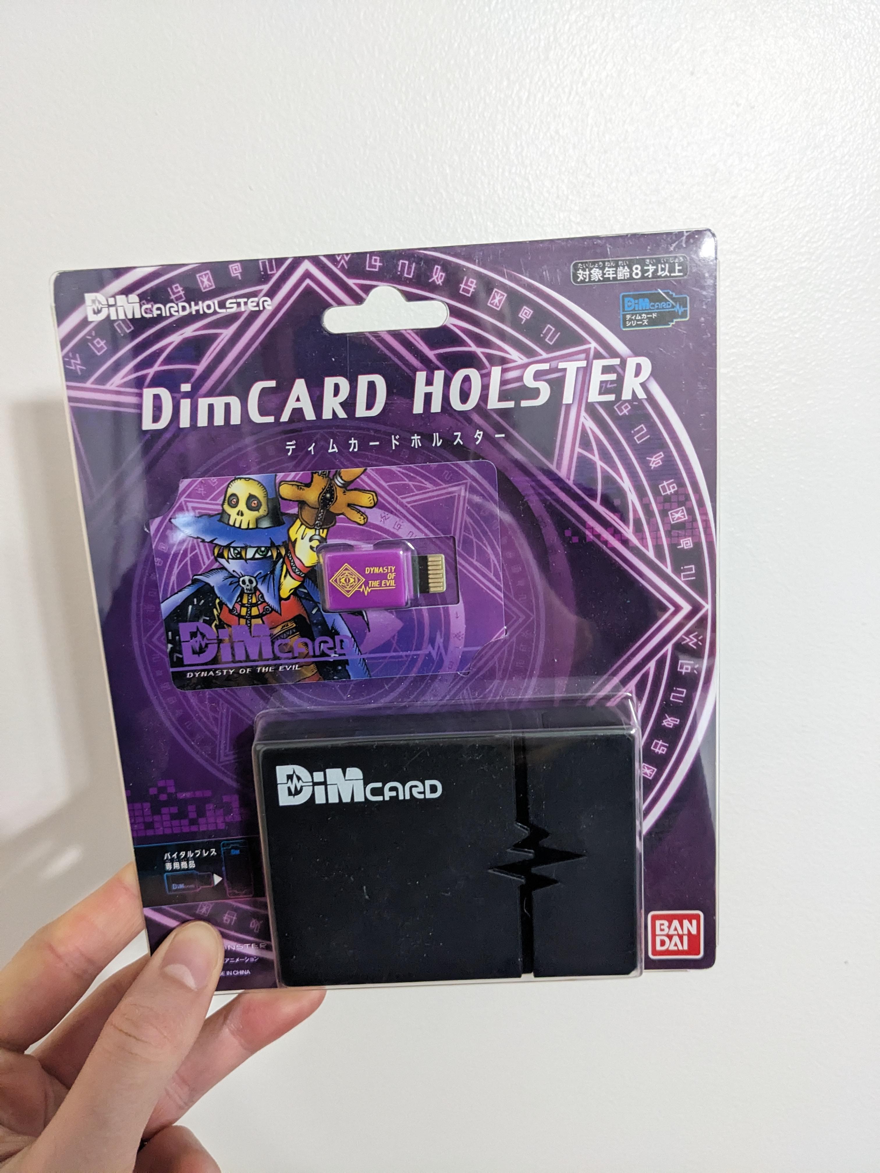 Digimon Wizardmon Dimcard Holster New Dim Card Rare
