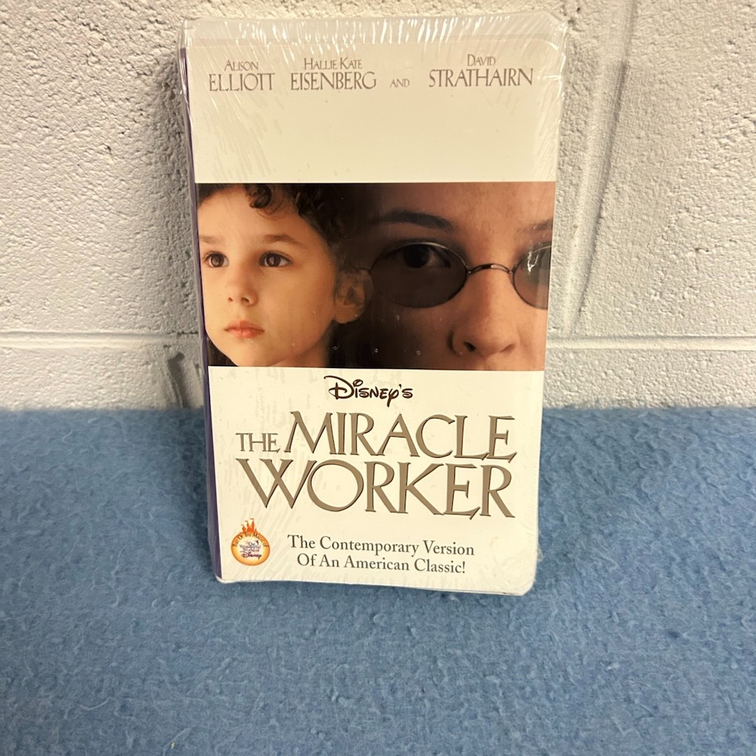 Disney’s The Miracle Worker 2000 VHS Movie Sealed New Never Opened NWT.