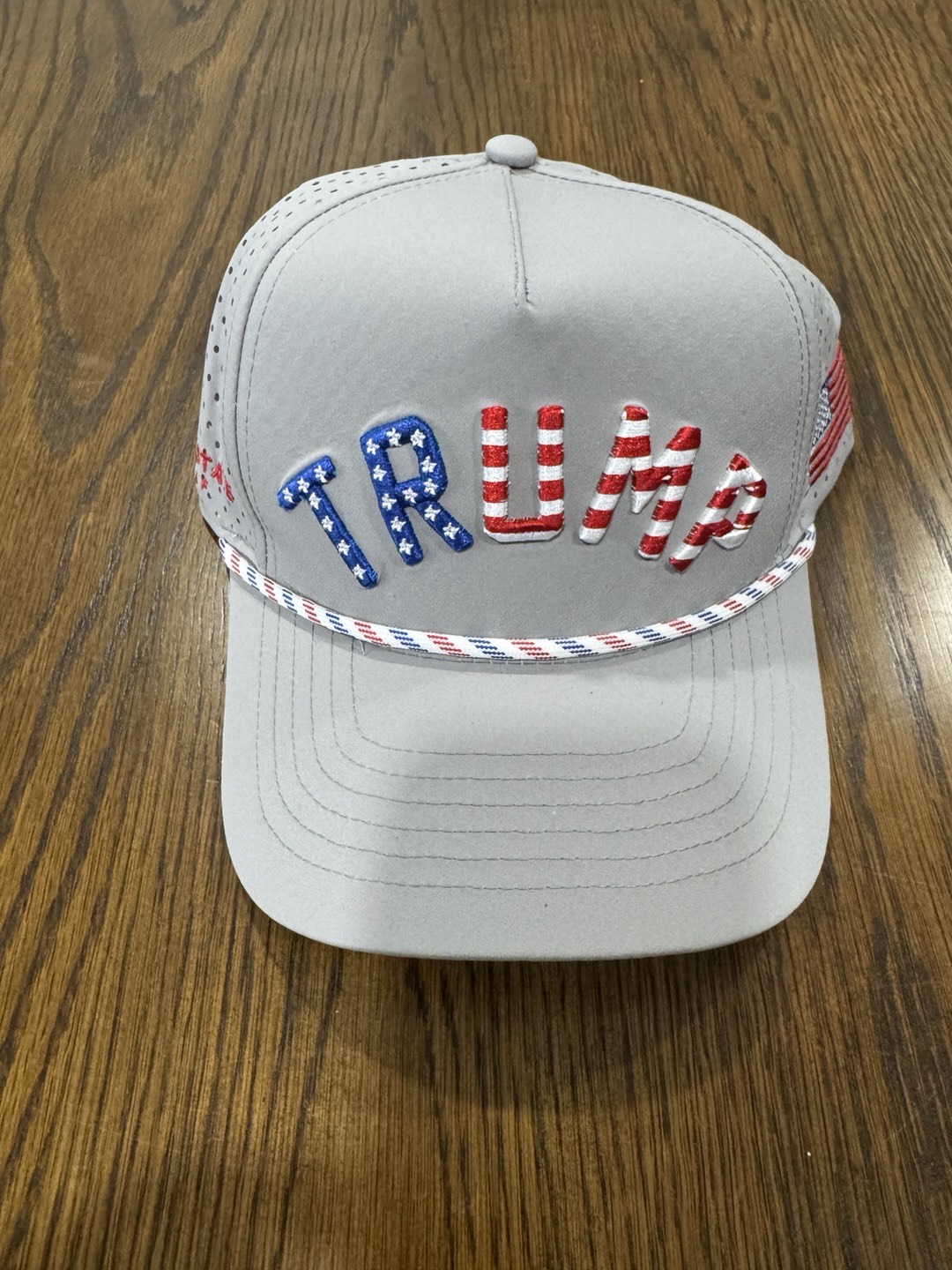 Trump Rope Hat Grey