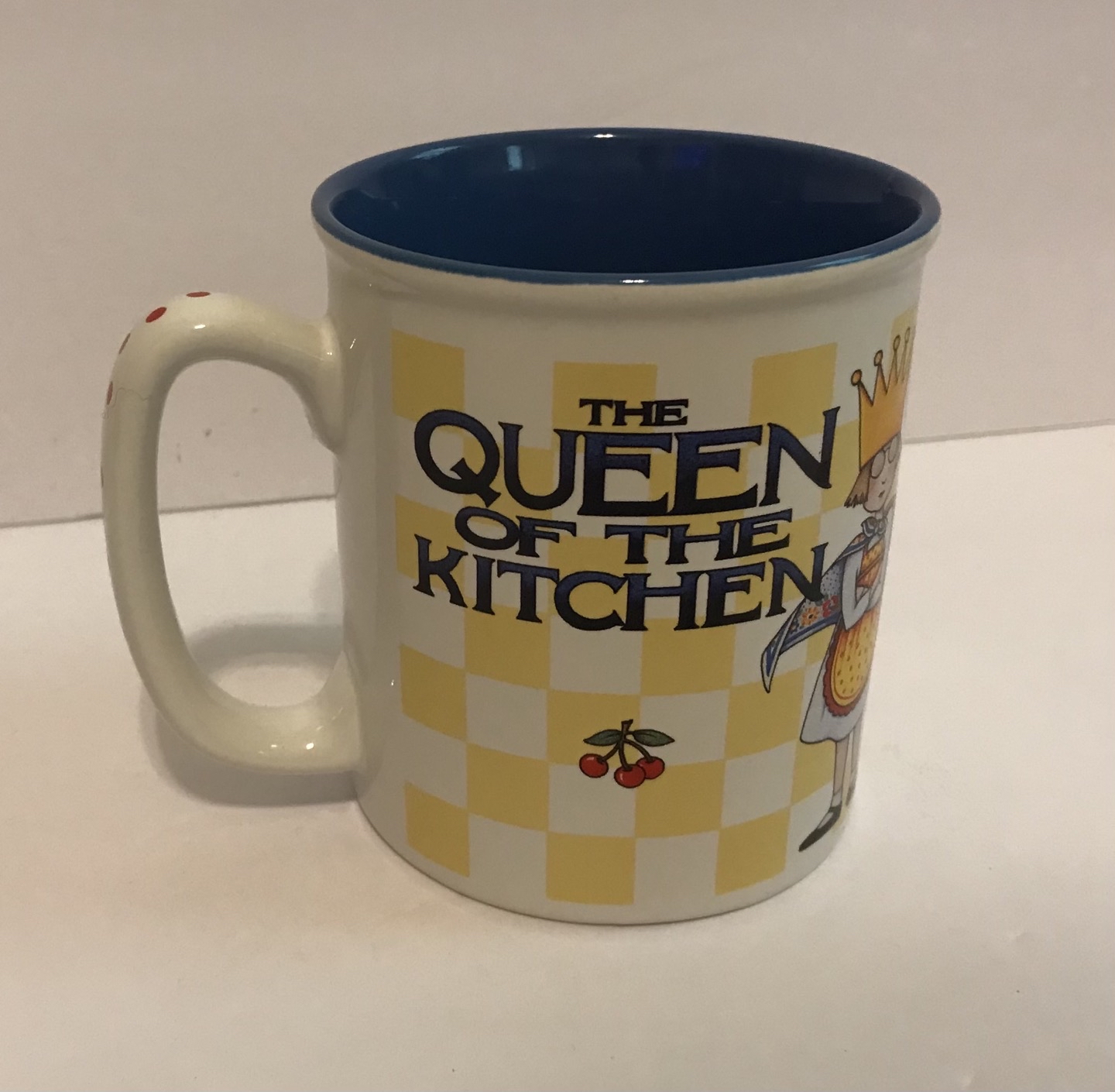 Vintage Mary Engelbreit "Queen of the Kitchen" Mug, Ceramic Coffee/Tea ...
