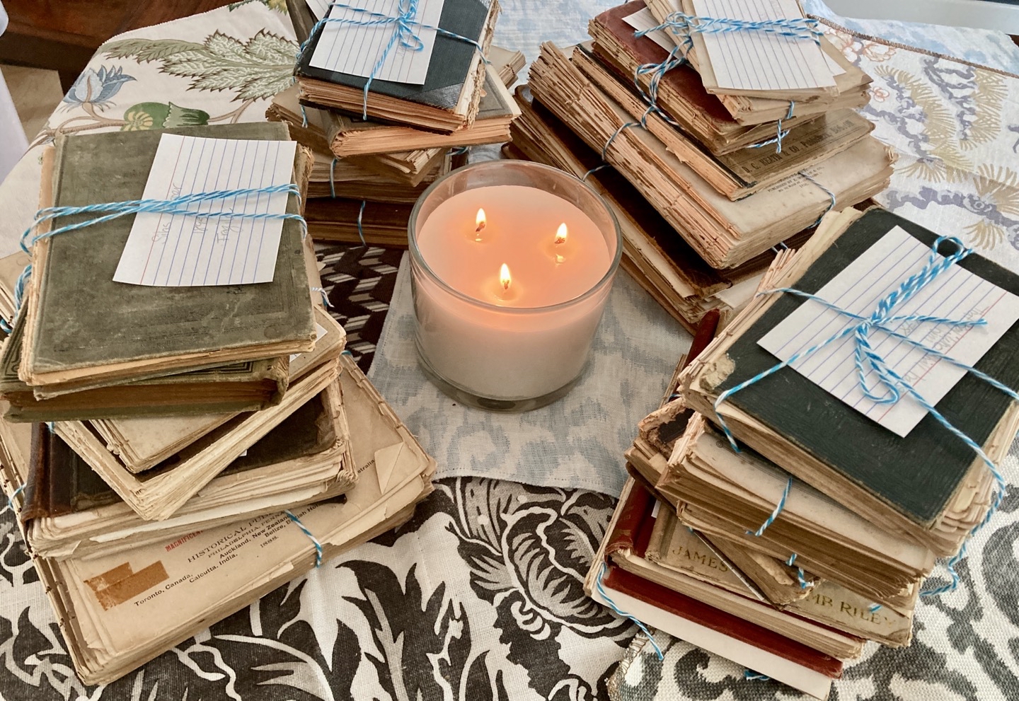 Large Antique Book Page Bundle 120+ Pages.