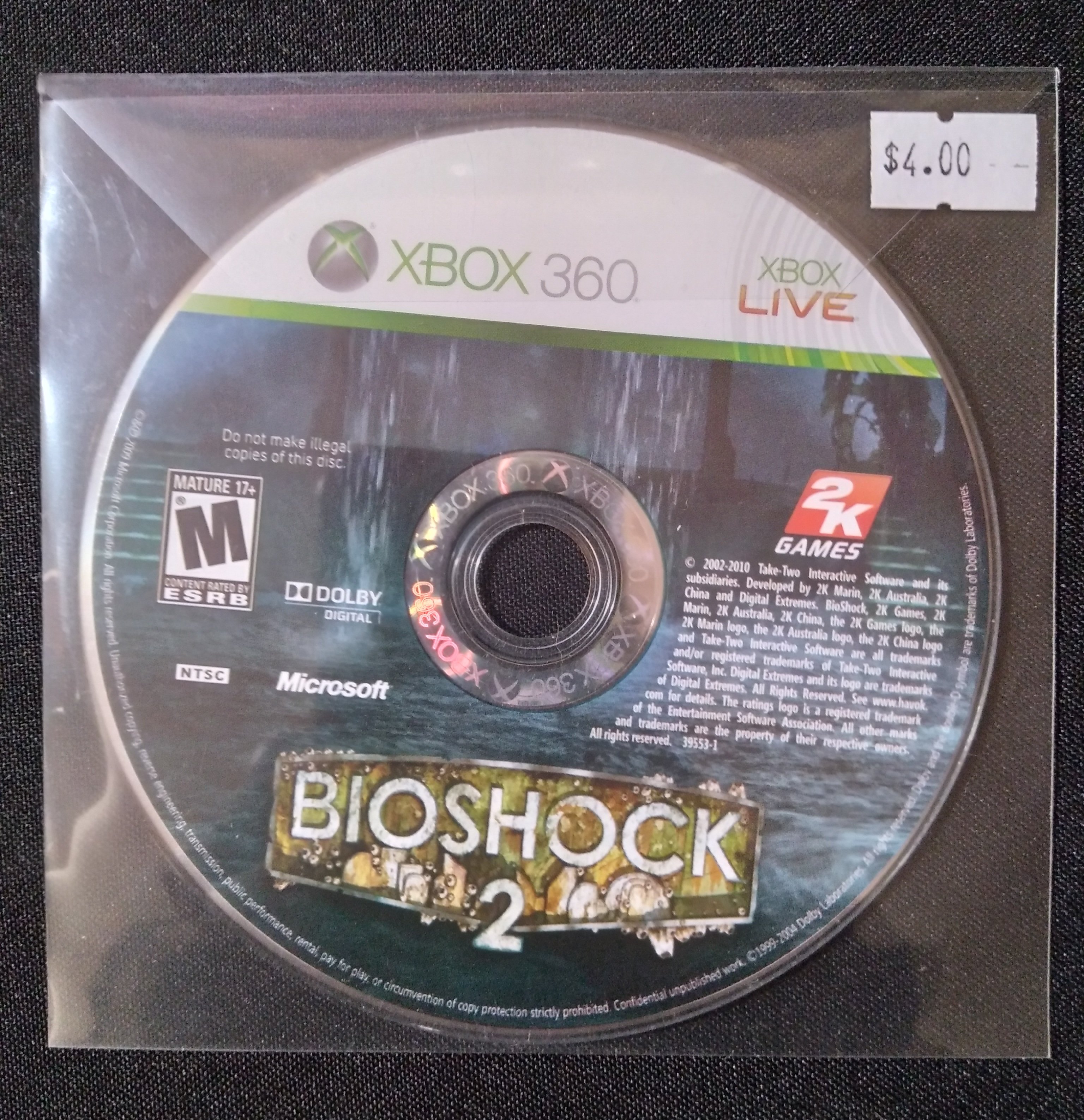 Bioshock 2 (Xbox 360)